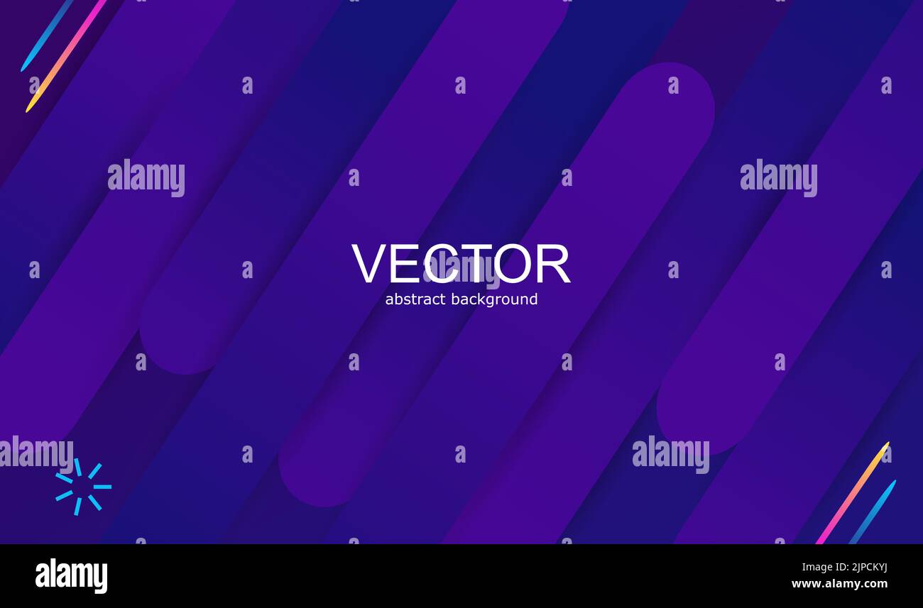Abstract background with rainbow line. Dark violet Vector background ...