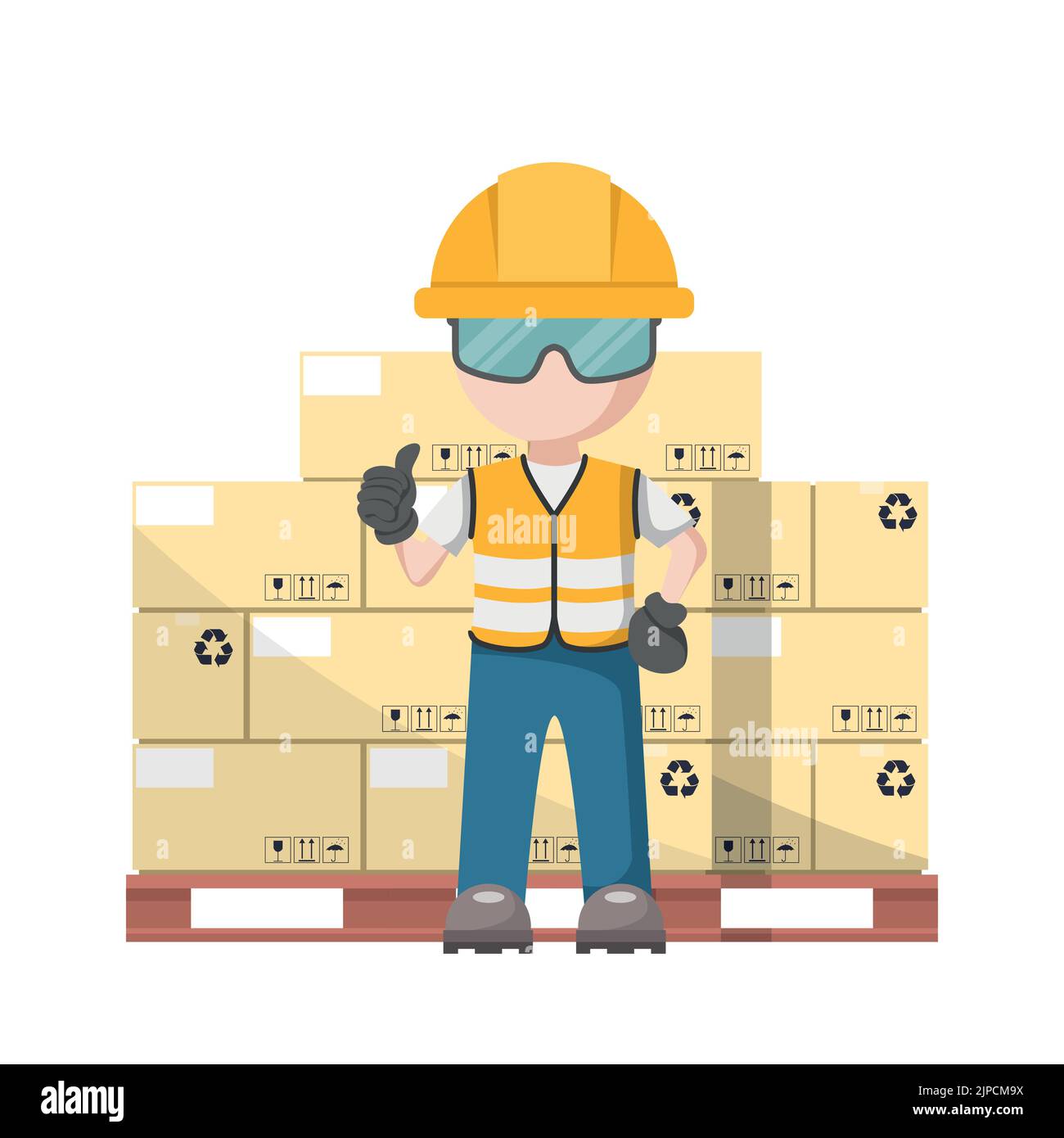 Loading a truck with food Stock Vector Images - Alamy