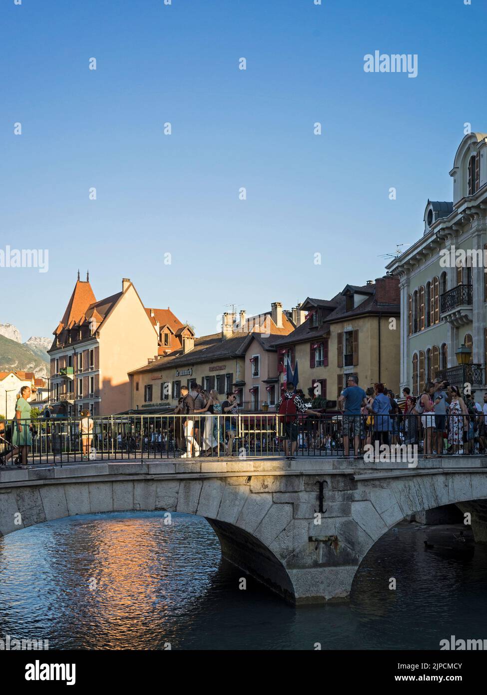Street scene in Annecy downtown (French Alps Stock Photo - Alamy