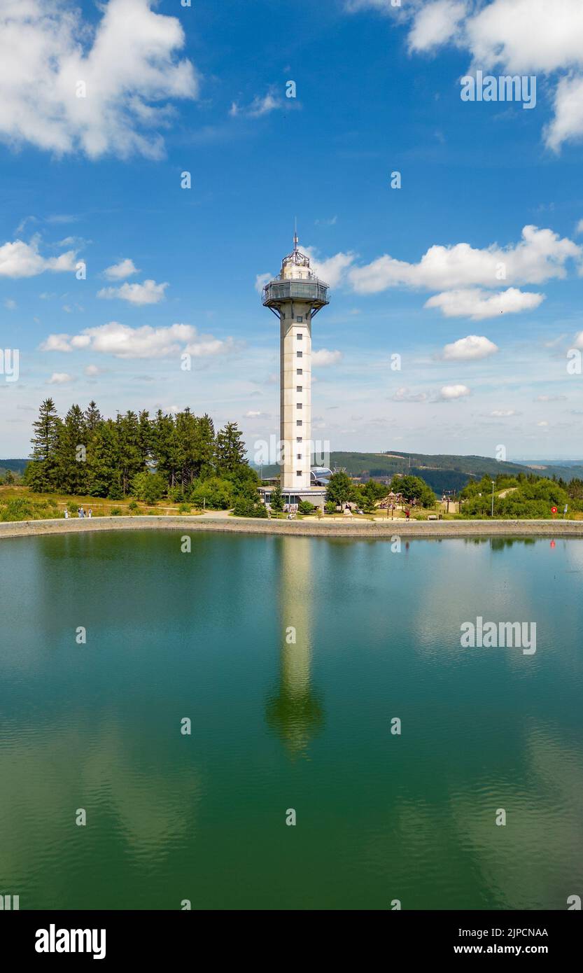 A vertical shot of Hochheideturm Observation deck in Willingen, Germany ...