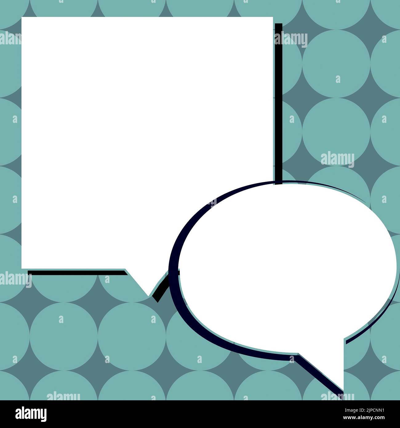 Design Drawing Of Some Comic Frames As Background With Speech Bubbles ...