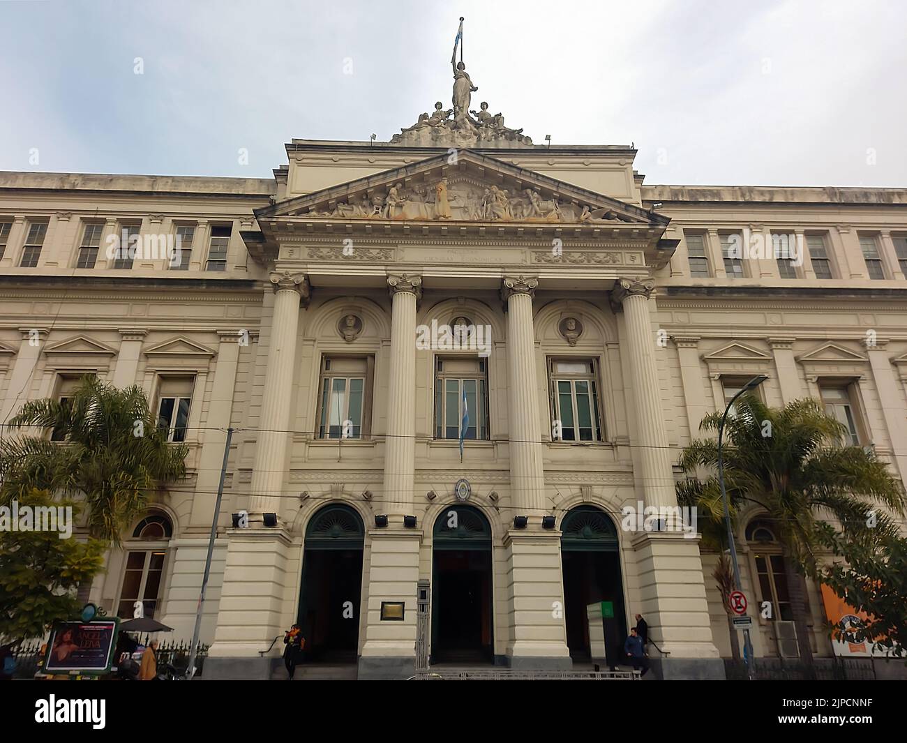 Facade of the Faculty of Economics, Buenos Aires University UBA ...