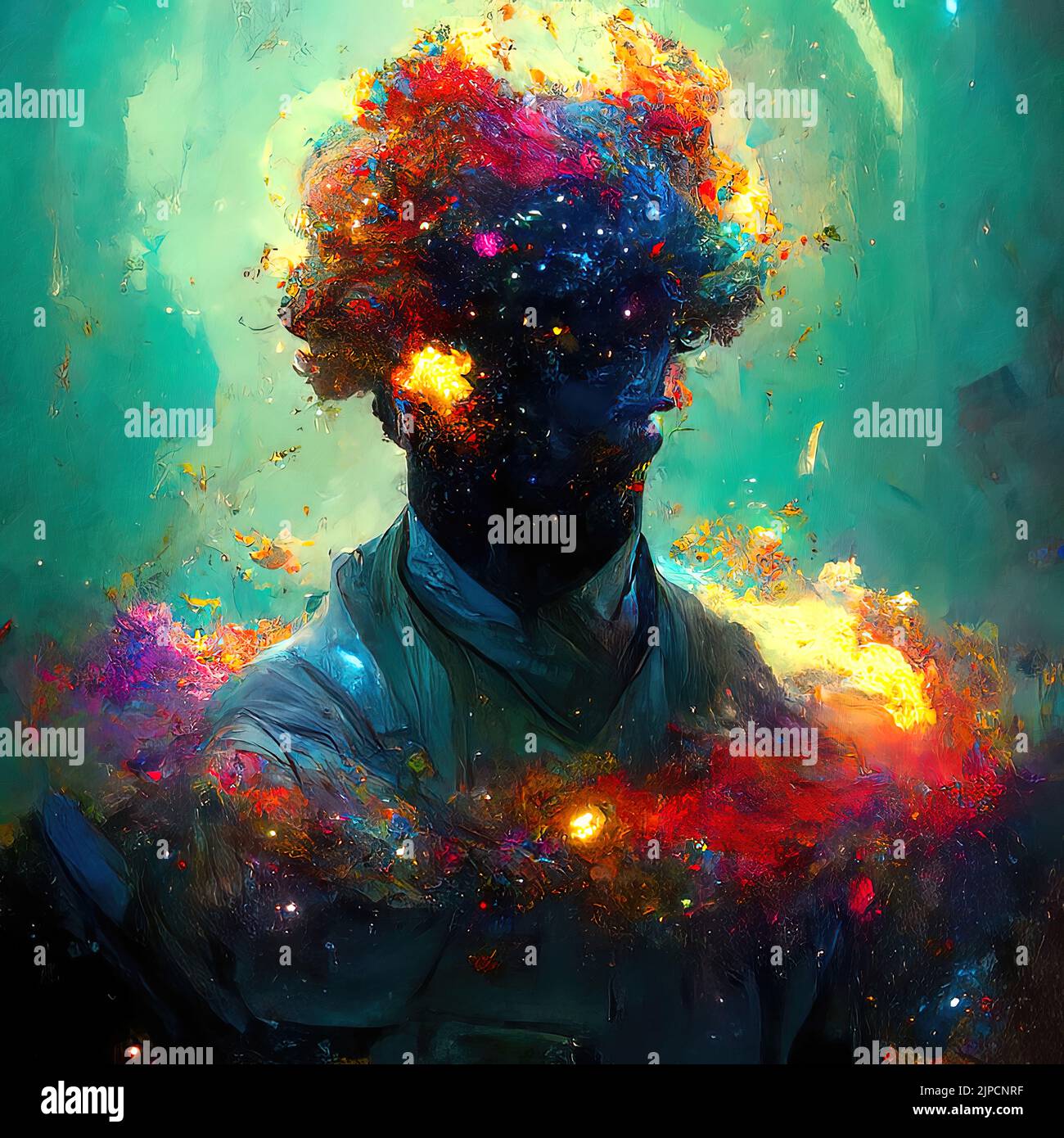 Psychedelic galaxy hi-res stock photography and images - Alamy