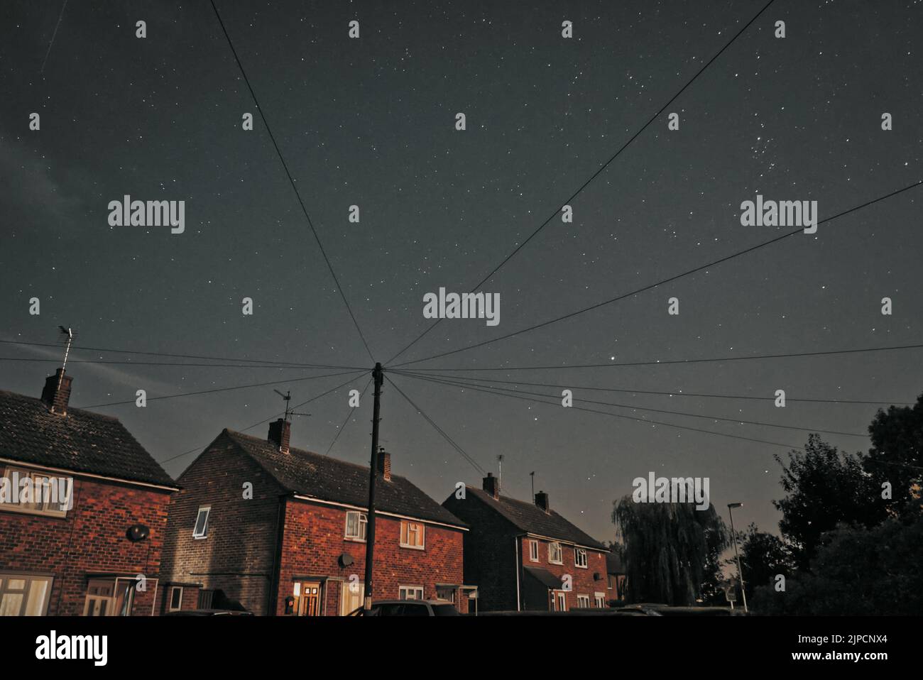 Astrophotography of the night sky with sparkling stars Stock Photo - Alamy