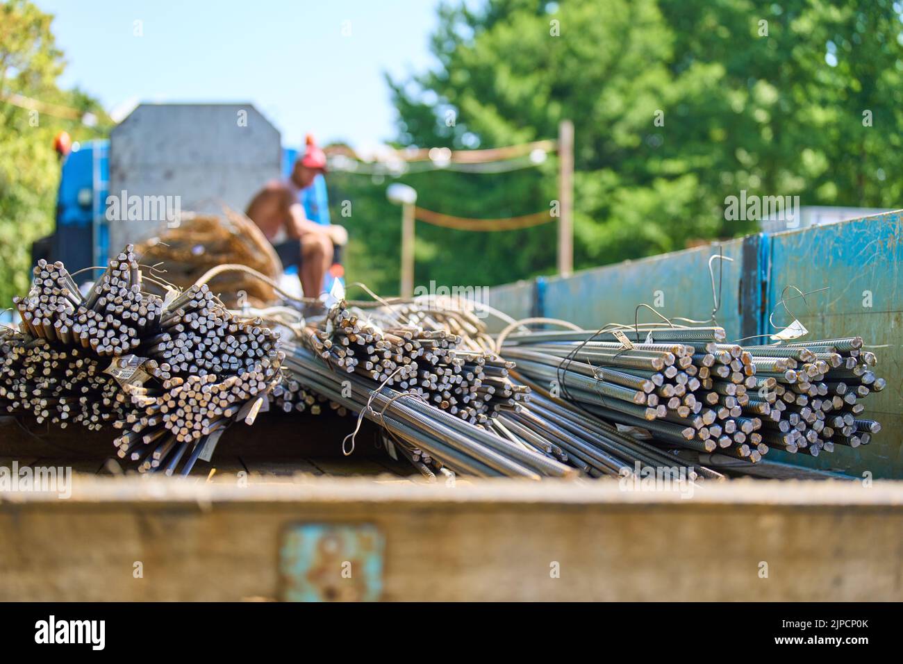 Press event at the construction site of SAP Garden, the new ...