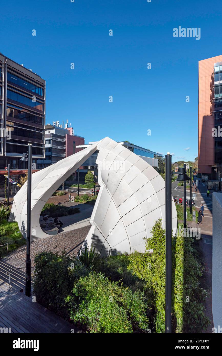 The Interchange Pavilion, by artist Chris Fox in the Village Square ...