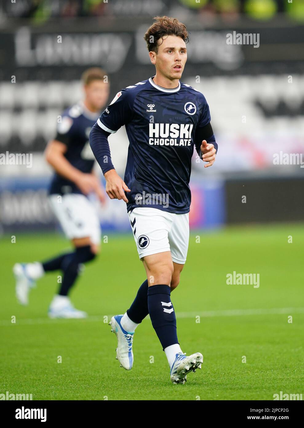 Millwall's Danny McNamara during the Sky Bet Championship match at the ...