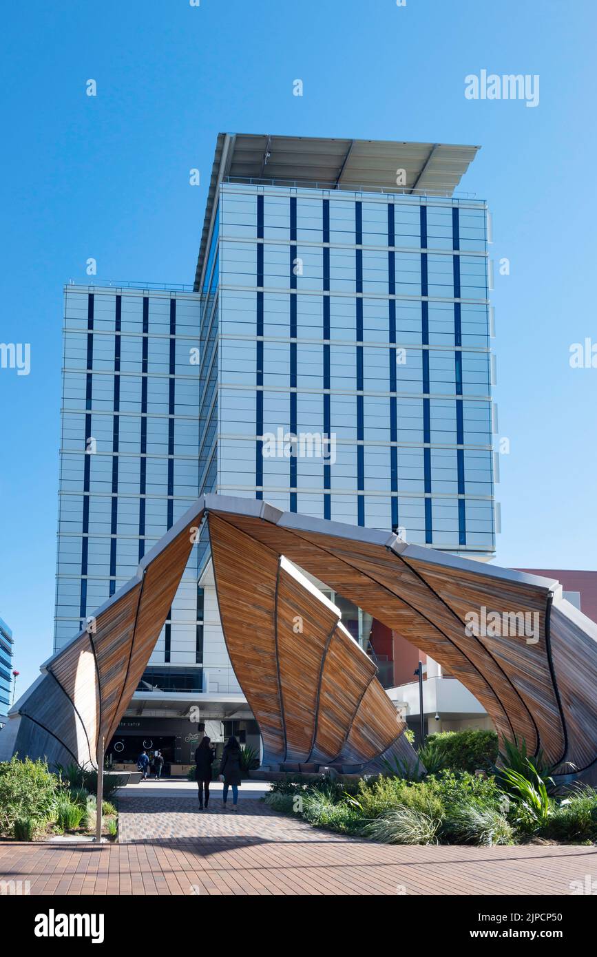 The Interchange Pavilion, by artist Chris Fox in the Village Square ...