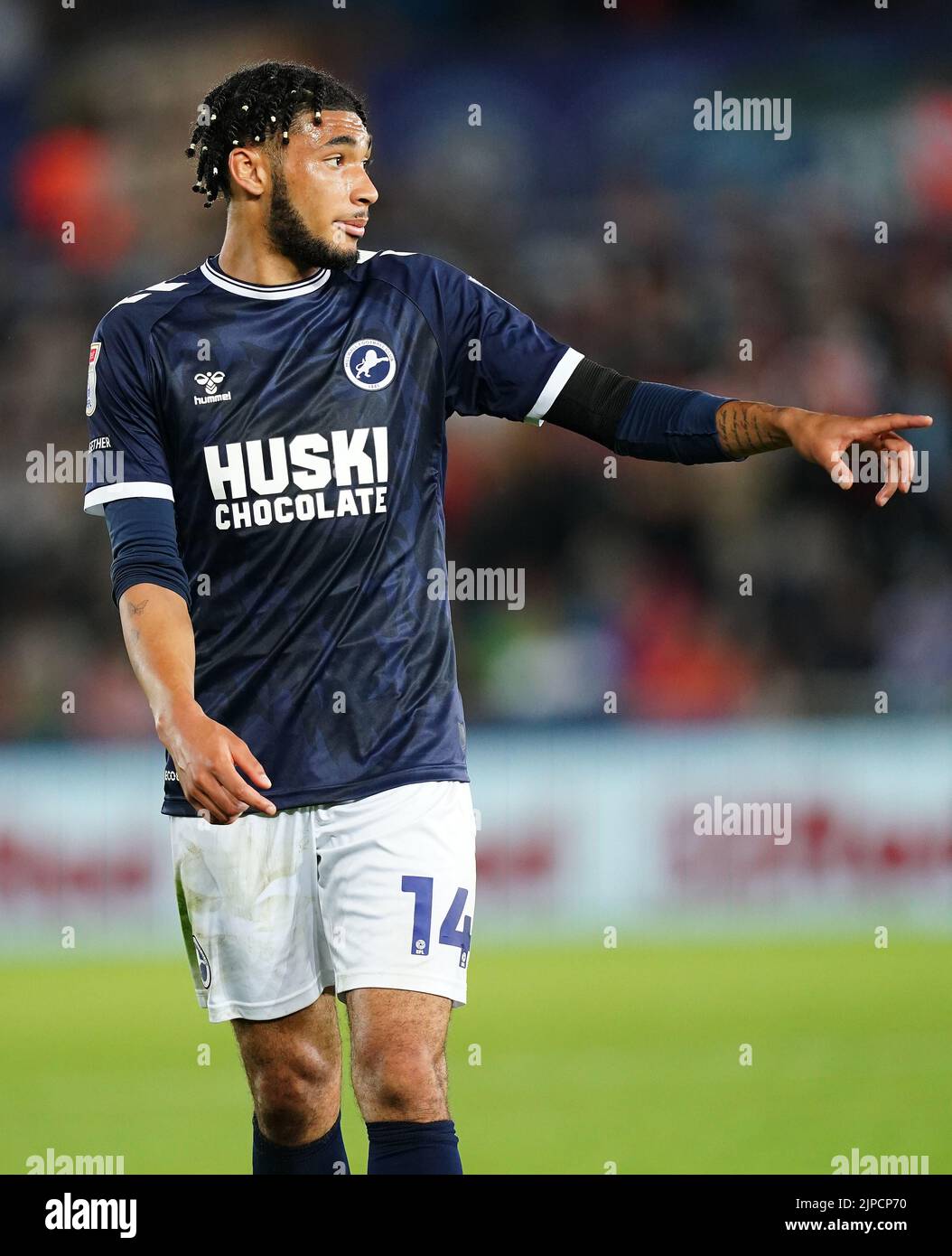 Millwall's Tyler Burey during the Sky Bet Championship match at the ...