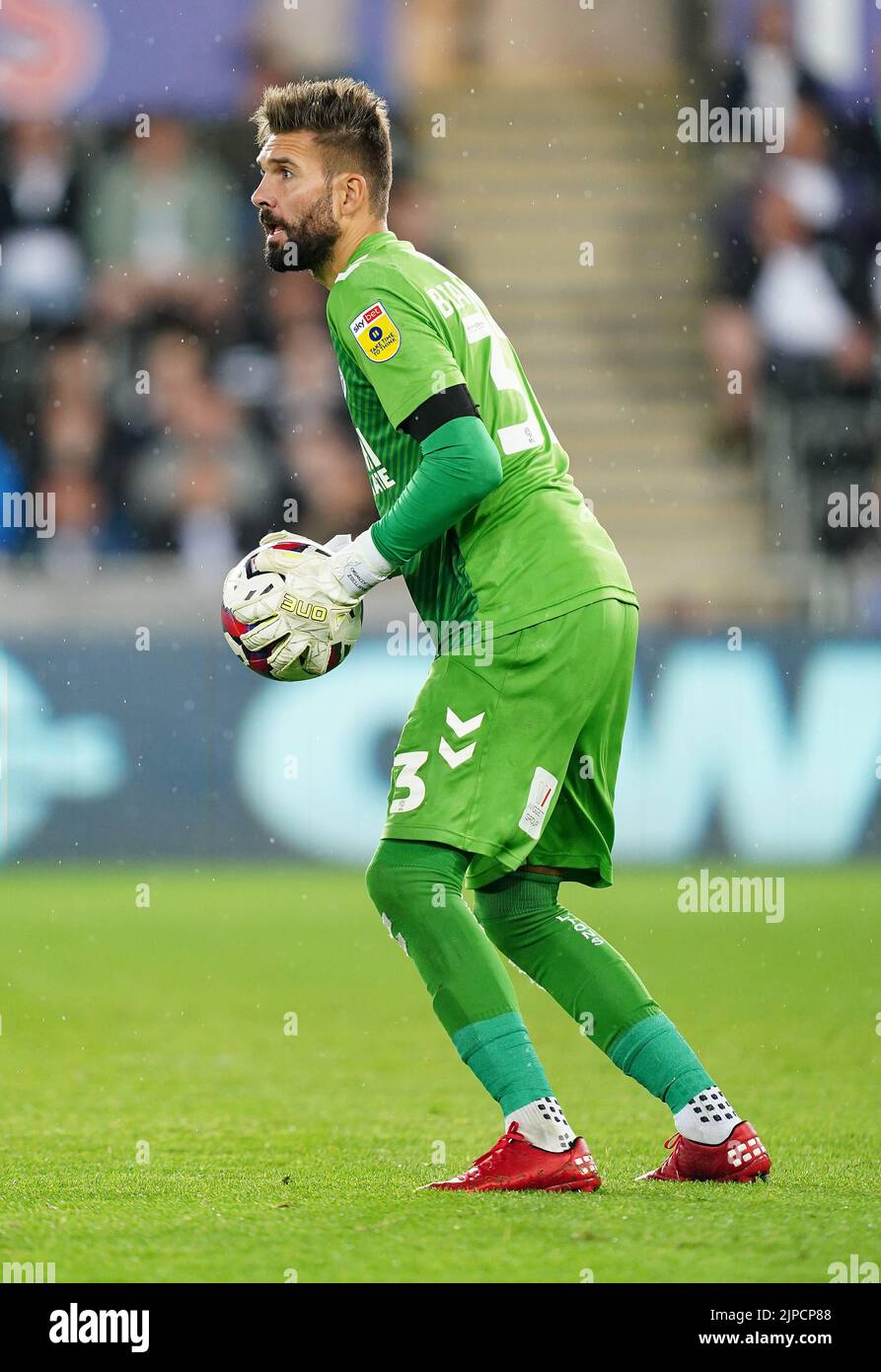 Millwall's Bartosz Bialkowski during the Sky Bet Championship match at ...