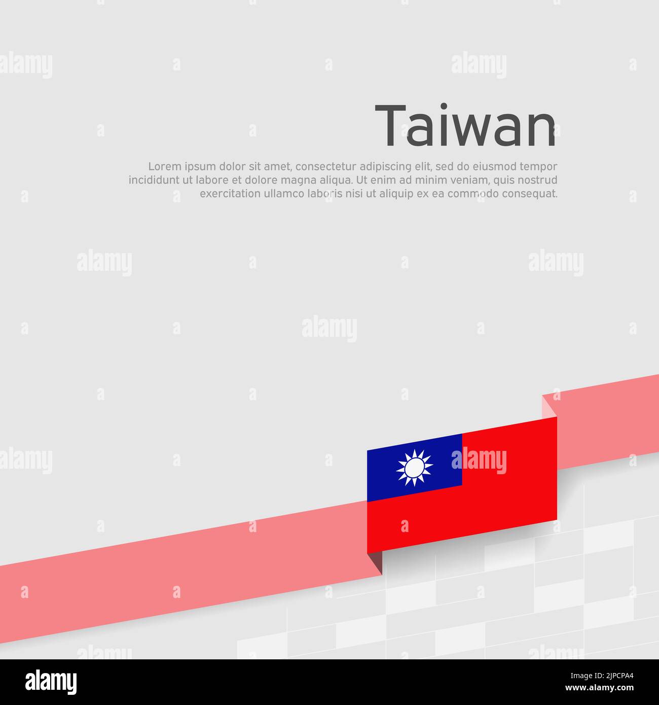 Taiwan flag background. Republic of China. State patriotic taiwanese ...