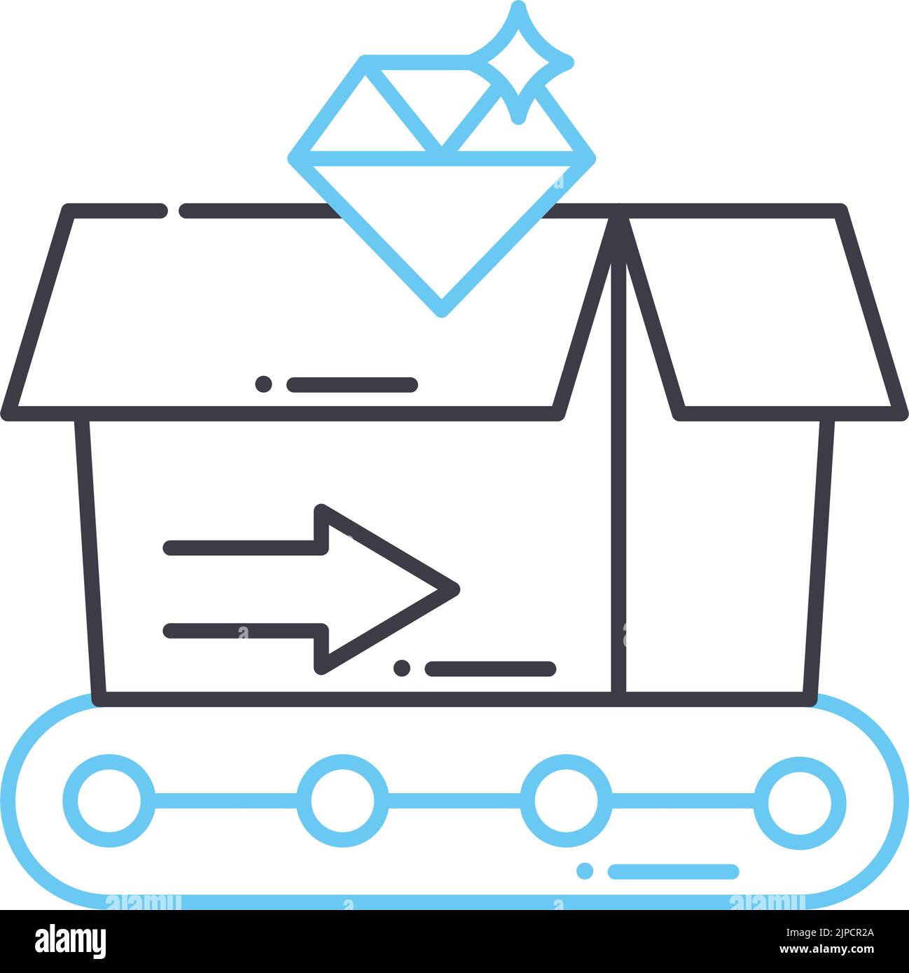 product excellent line icon, outline symbol, vector illustration ...