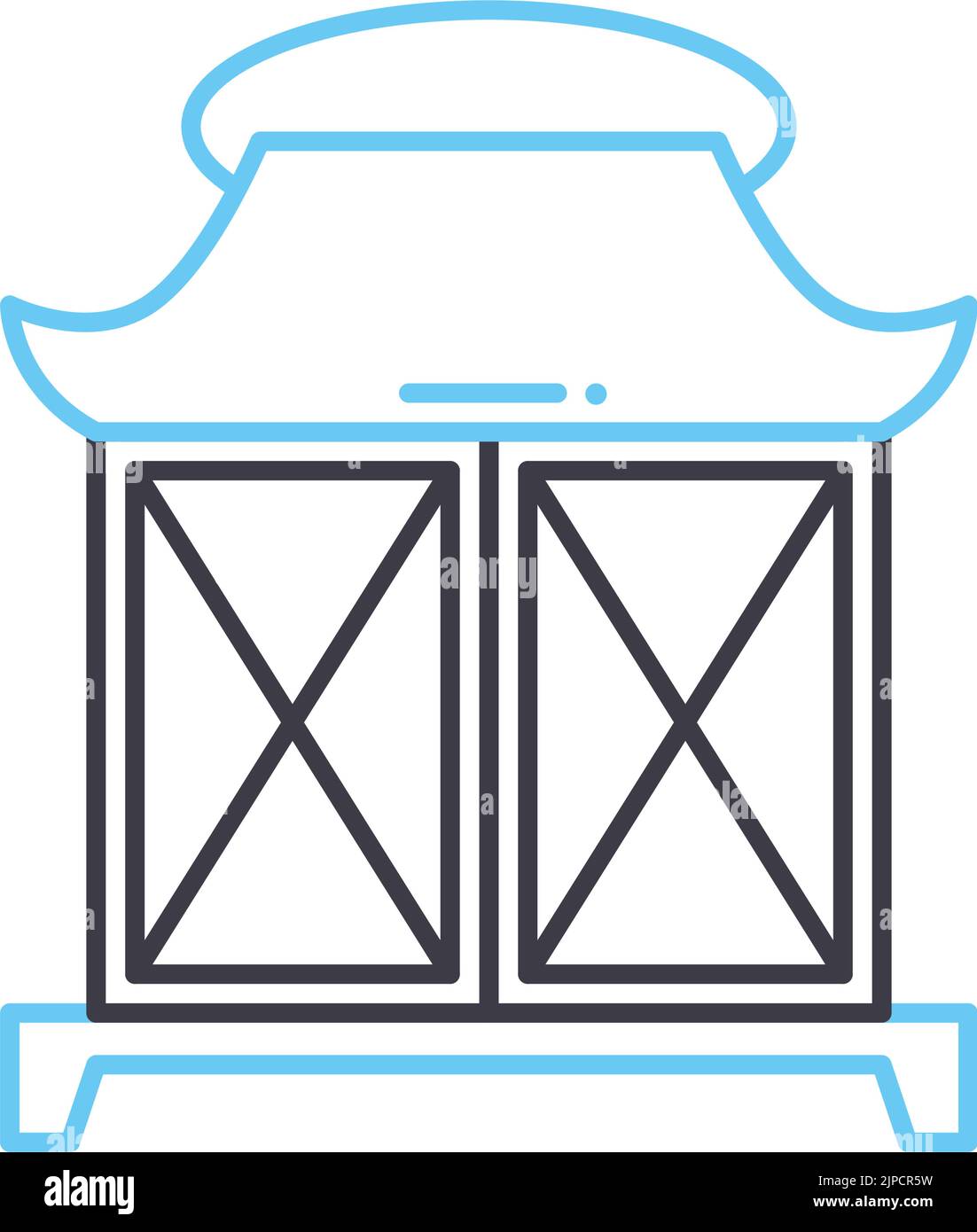 Set chinese lantern vector Stock Vector Images - Alamy