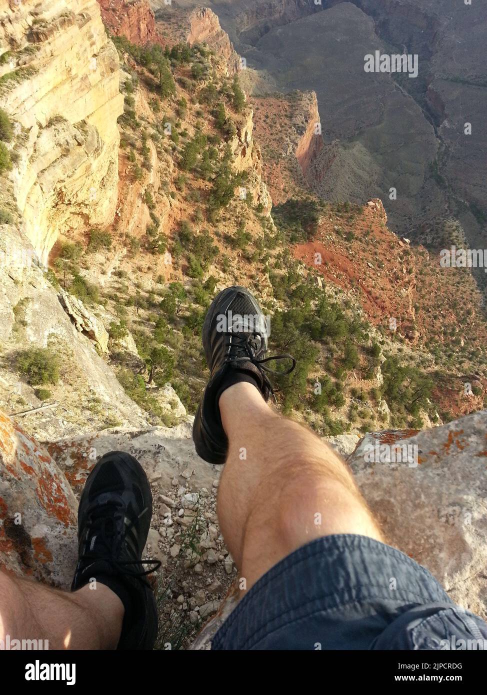 Dangling legs over hi-res stock photography and images - Alamy