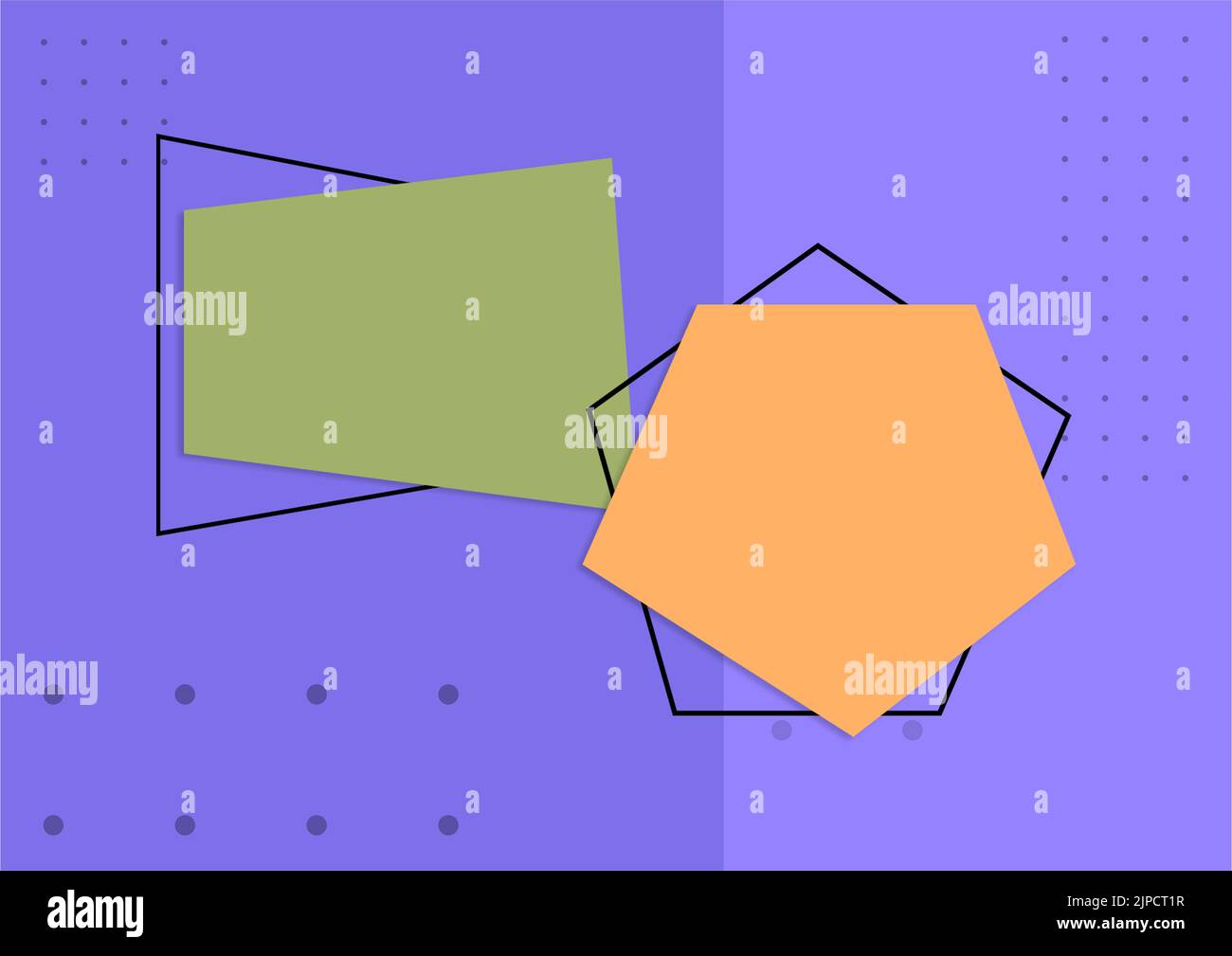 Blank Geometric Shapes For Business Advertisement And Promotion Stock ...