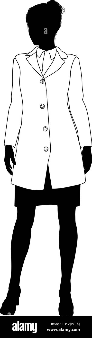 Young female scientist chemist medical Cut Out Stock Images & Pictures ...