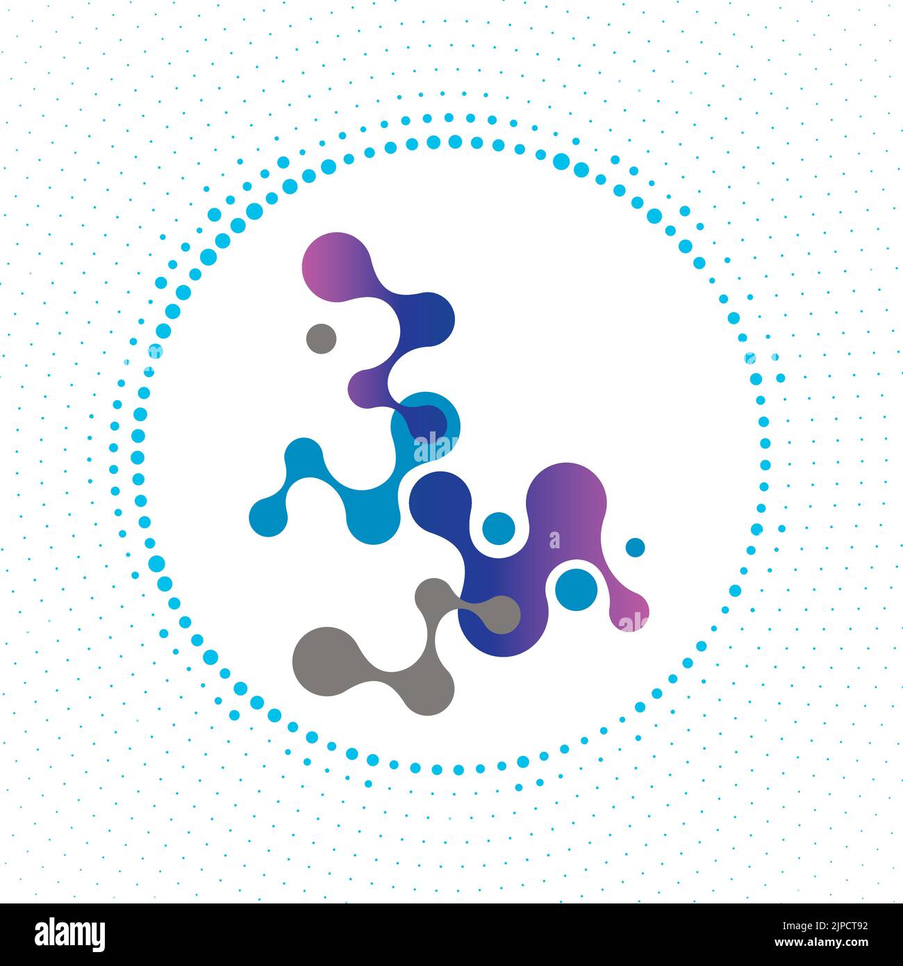 Molecular structure. Modern vector illustration Stock Vector Image ... Molecular structure. Modern vector illustration Stock Vector Image ...