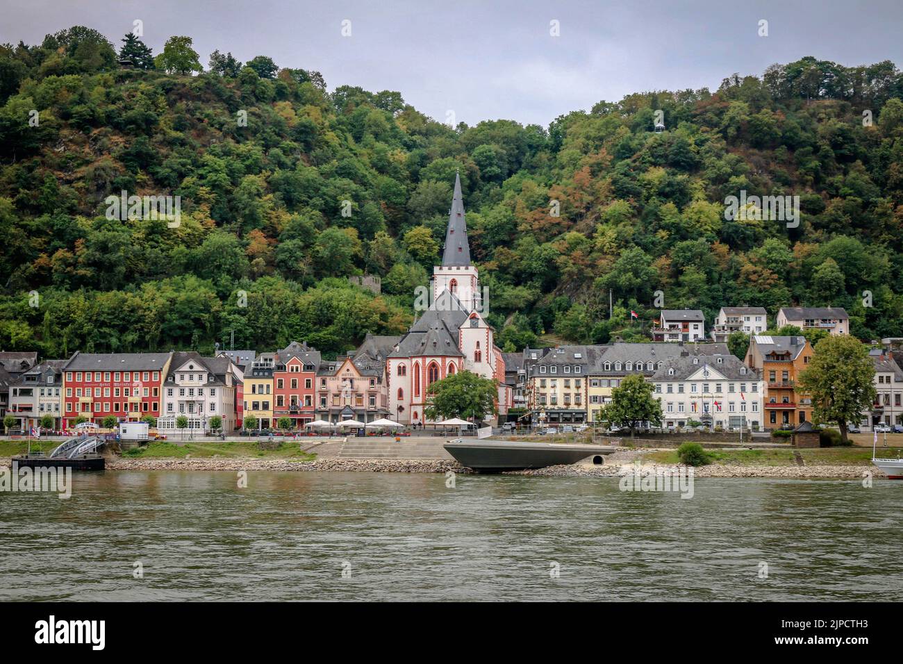 Scenes from the Rhine River, Germany Stock Photo - Alamy