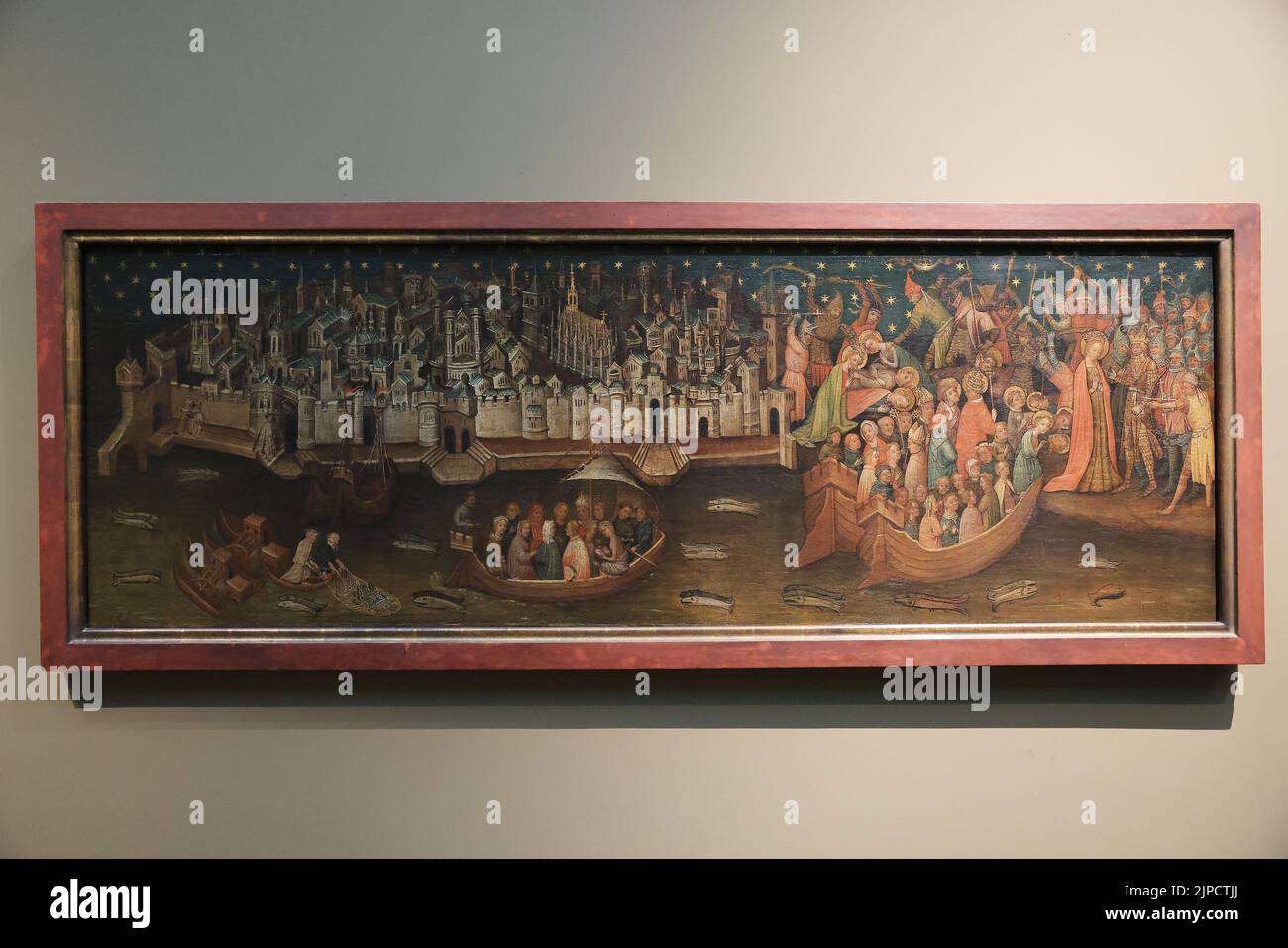 Cologne, Germany. 17th Aug, 2022. The painting "Painting Nuns" shows a ...