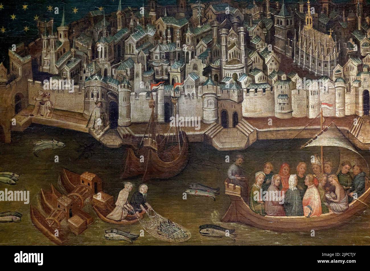 Cologne, Germany. 17th Aug, 2022. The painting "Painting Nuns" shows a ...