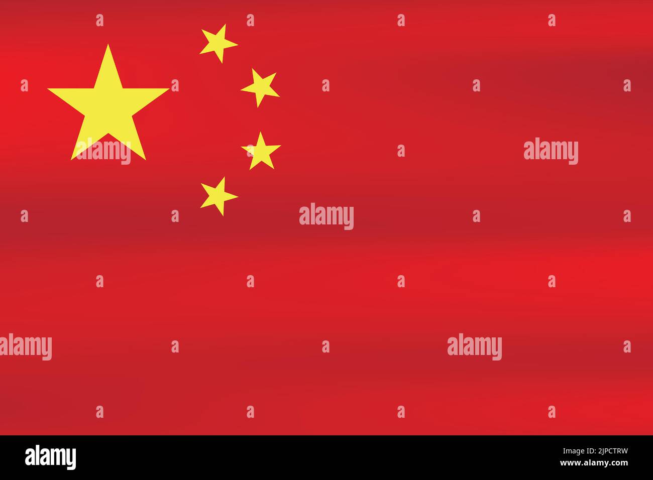 Flag of China. Chinese national symbol in official colors. Template ...