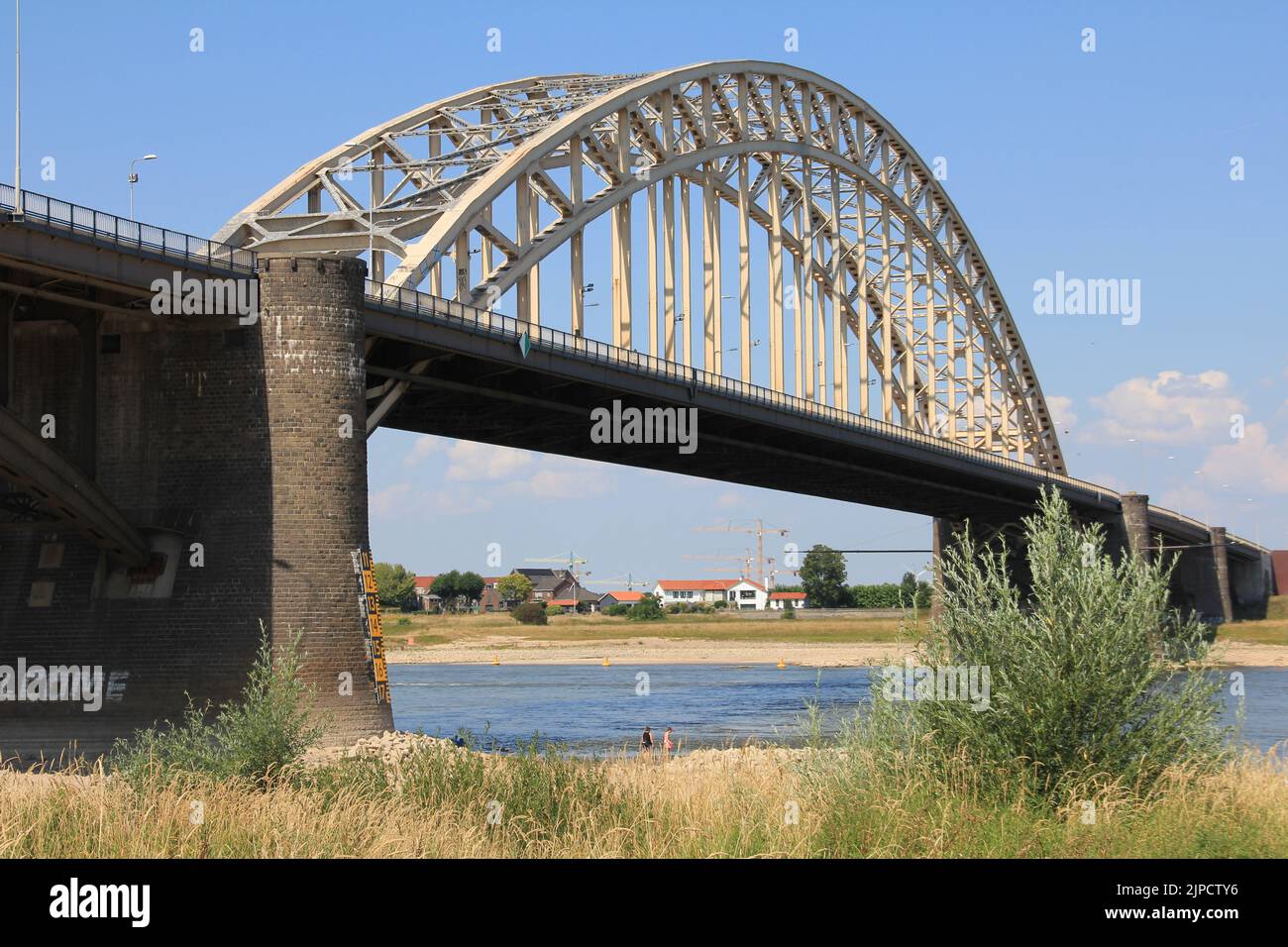 river waal near nijmegen Stock Photo - Alamy
