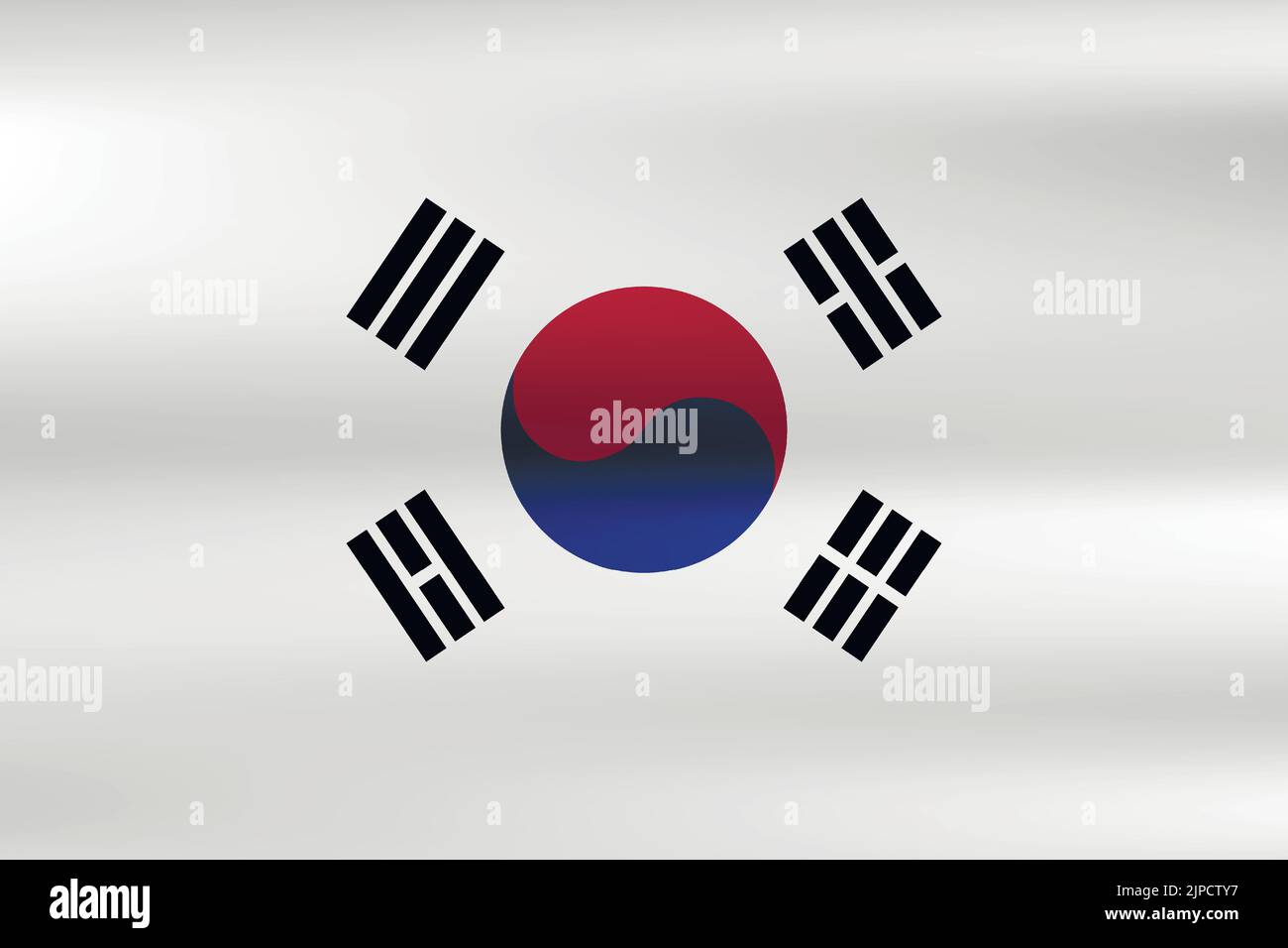Flag of Korea. Korean national symbol in official colors. Template icon ...