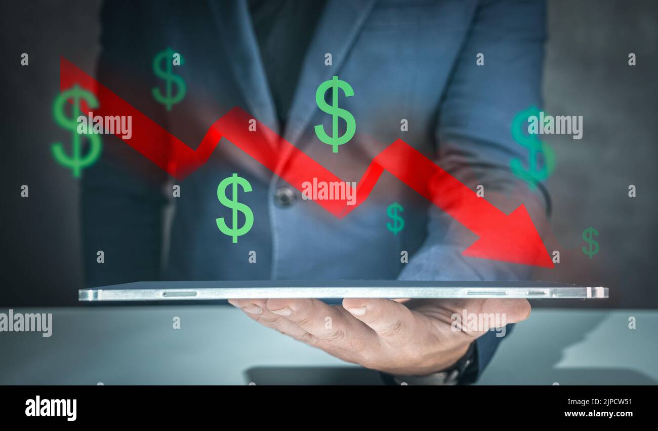 Crisis recession depression economy economic investment hi-res stock ...