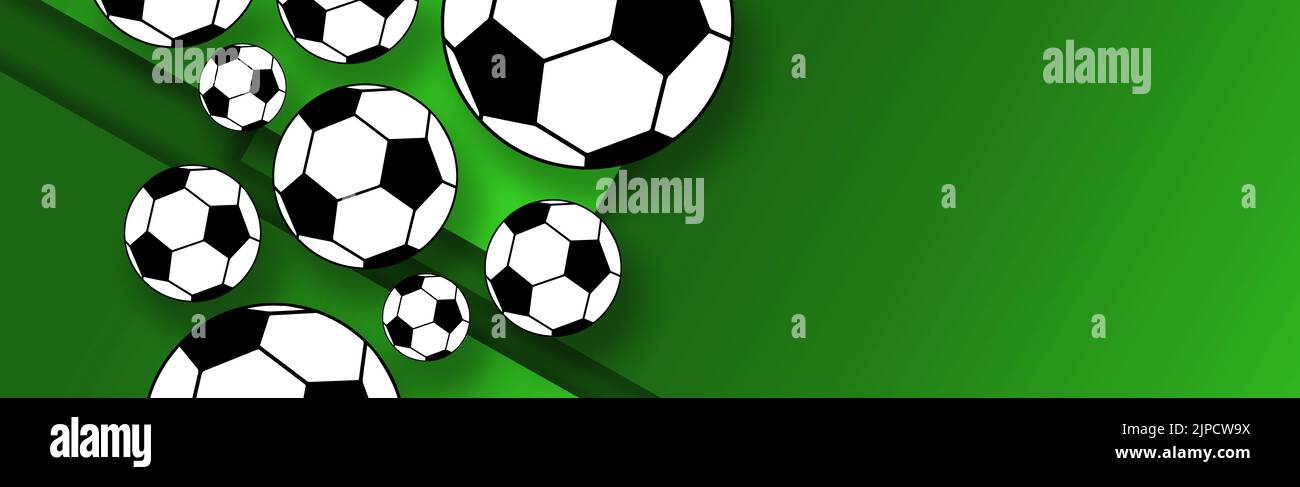 Modern background with soccer football ball Stock Photo - Alamy