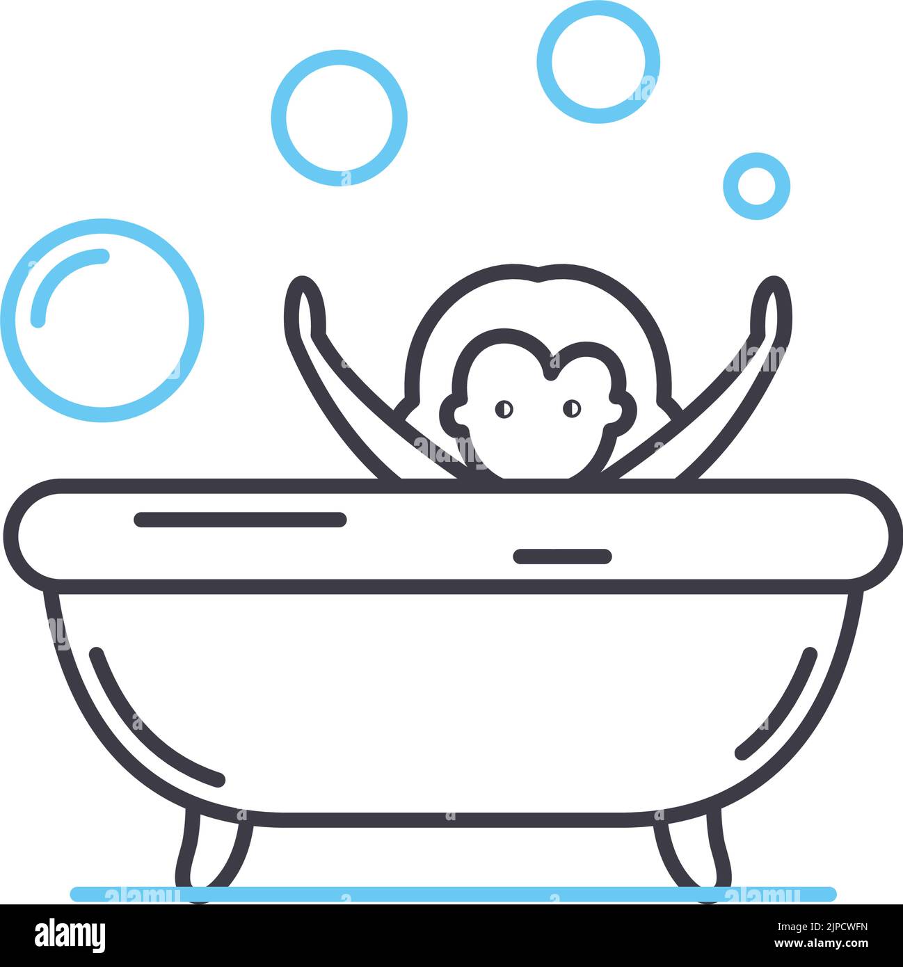 Water symbol concept woman Stock Vector Images - Alamy