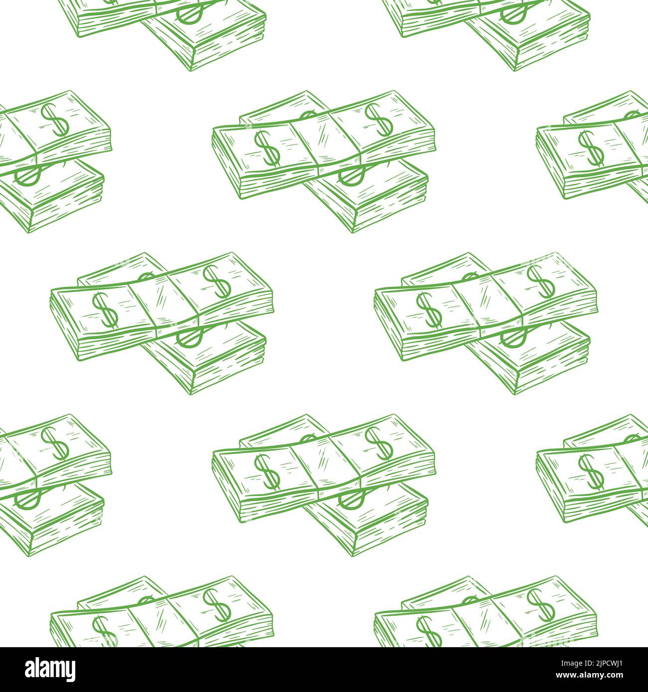 Dollar bills in stacks seamless pattern Stock Vector Image & Art - Alamy