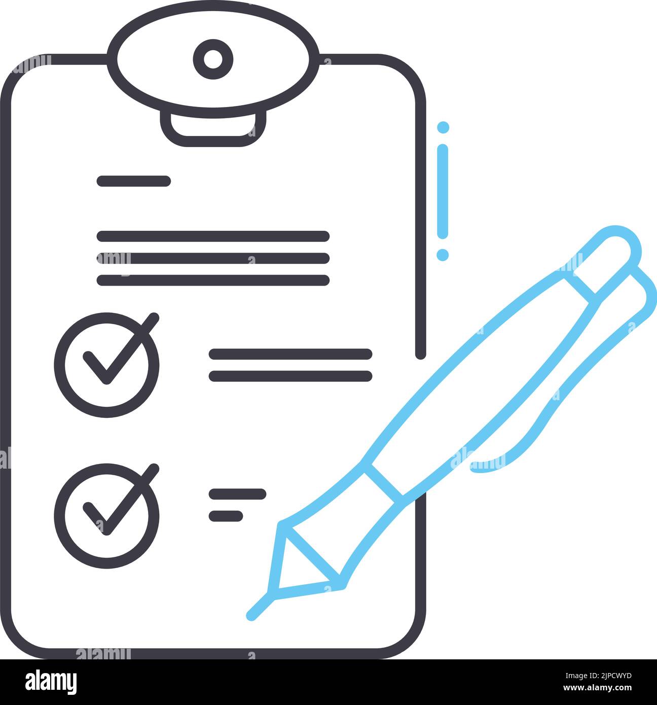 test line icon, outline symbol, vector illustration, concept sign Stock ...