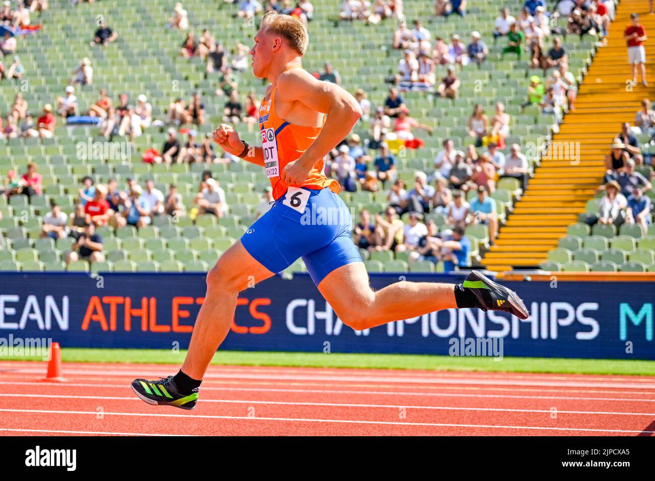 MUNICH, GERMANY - AUGUST 17: Nick Smidt of the Netherlands competing in ...
