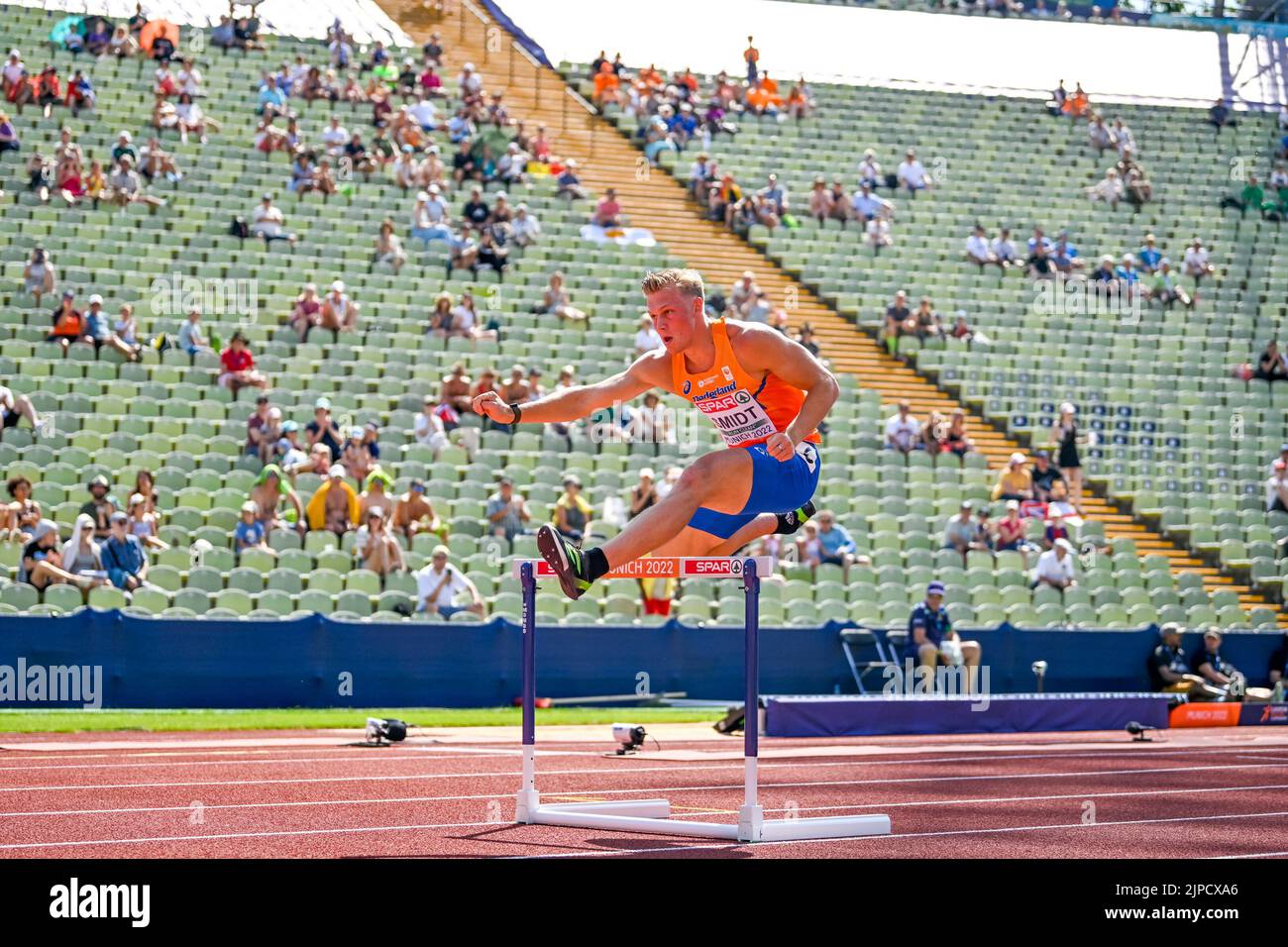 MUNICH, GERMANY - AUGUST 17: Nick Smidt of the Netherlands competing in ...