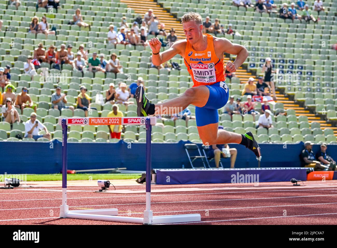 MUNICH, GERMANY - AUGUST 17: Nick Smidt of the Netherlands competing in ...