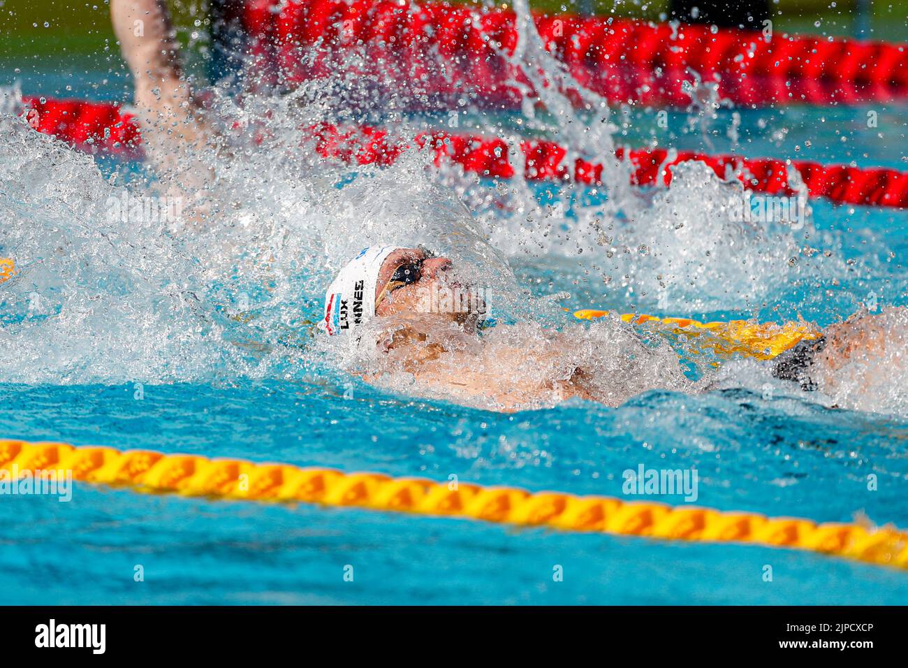 ROME, ITALY - AUGUST 17: Max Mannes of Luxembourg during the men's 4x ...