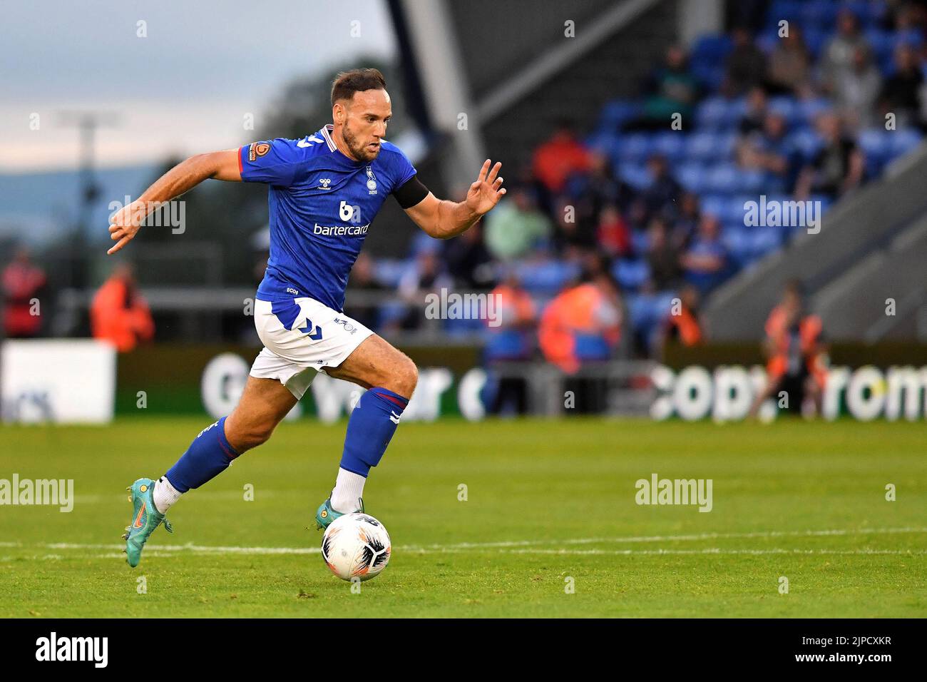 Stock action picture of Dan Gardner of Oldham Athletic during the ...