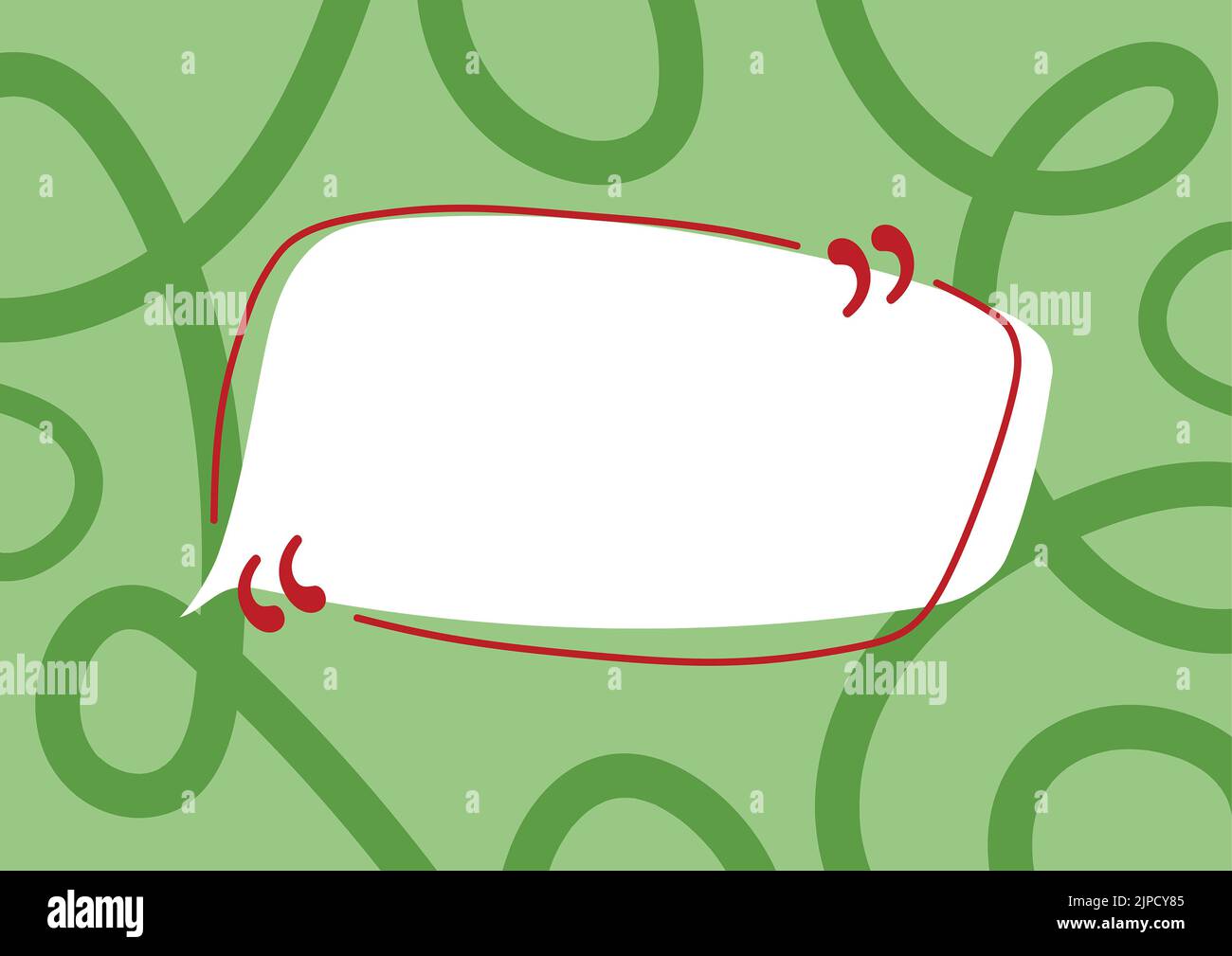 Cartoon Style Thought Bubble Box Representing Ideas And Opinions Stock ...
