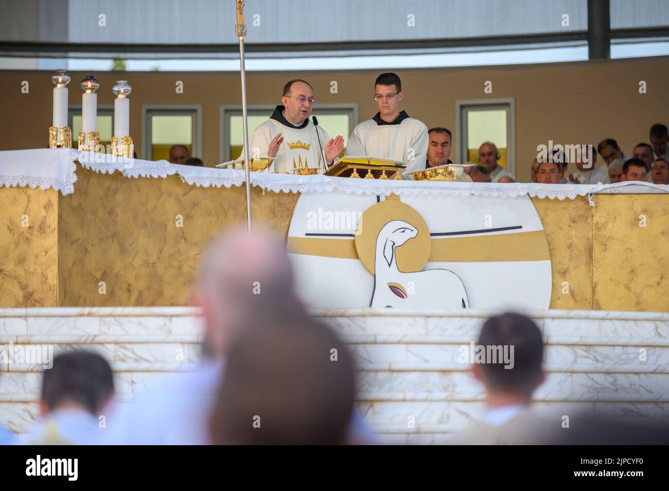 The evening Holy Mass presided by Fr Miljenko Šteko during Mladifest ...