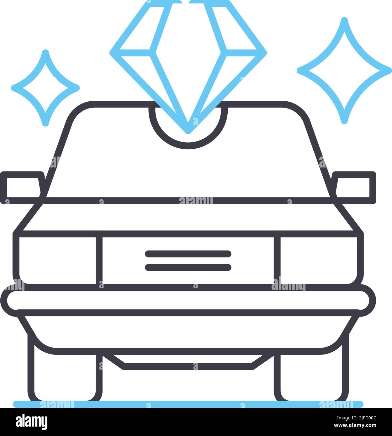 Simple thin line luxury Cut Out Stock Images & Pictures - Alamy