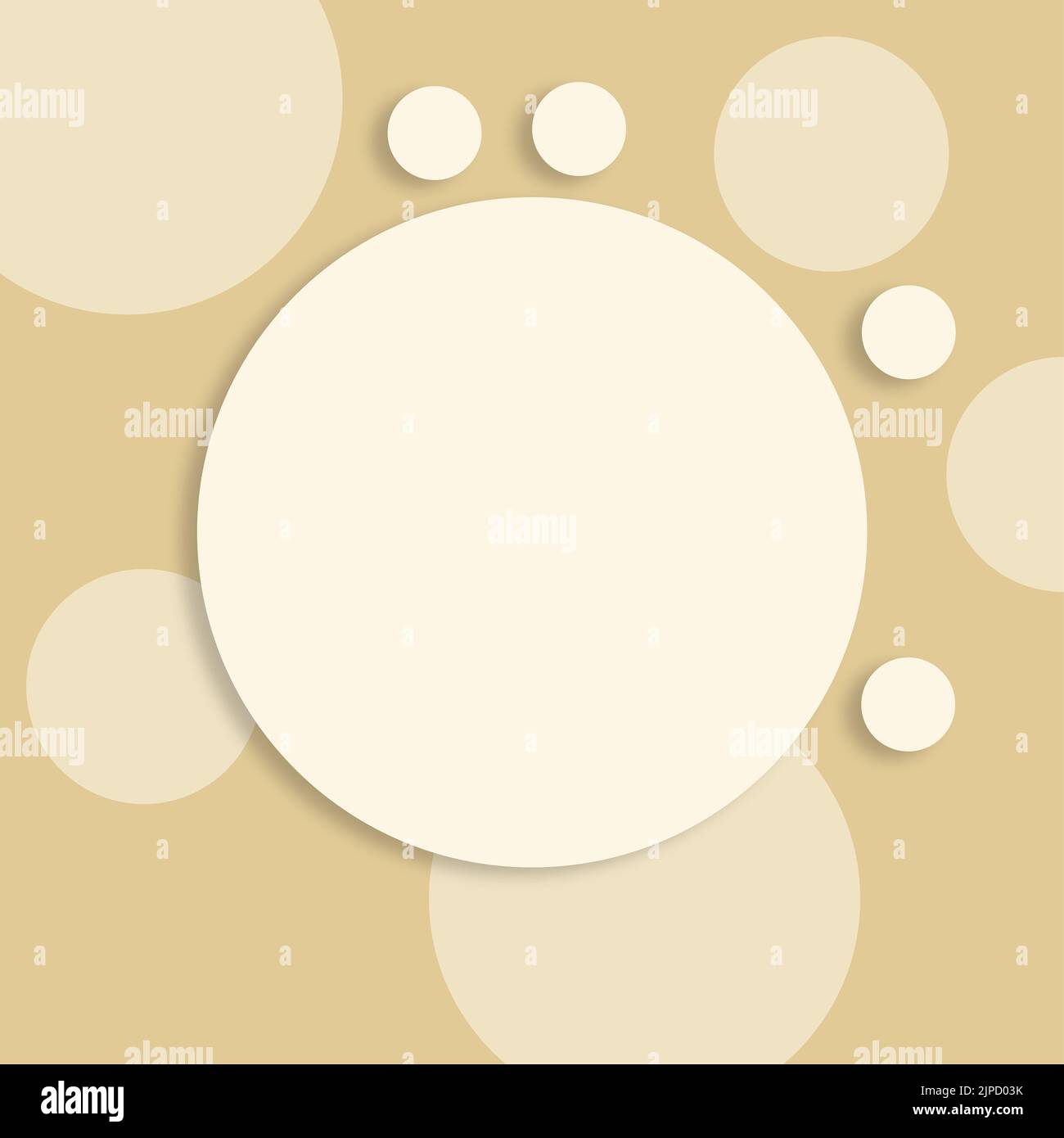Blank Circles Displaying Blueprints And Strategies For Progress Stock ...