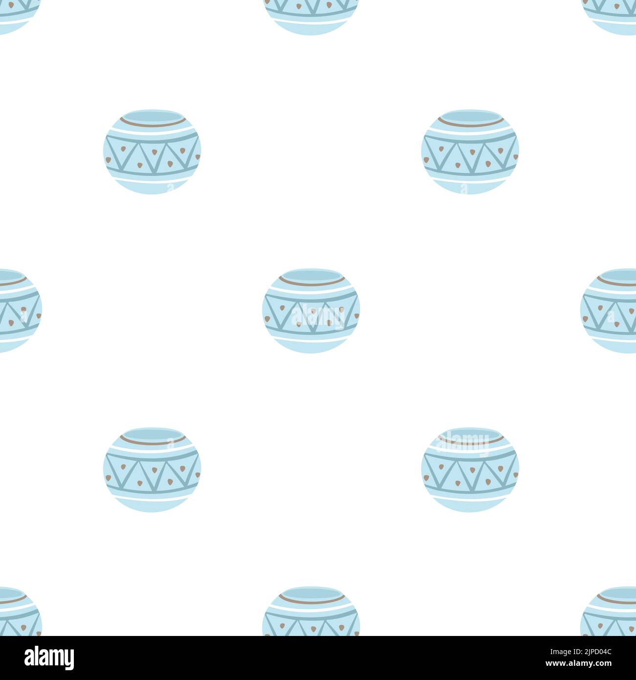 Pots pattern Stock Vector Images - Alamy