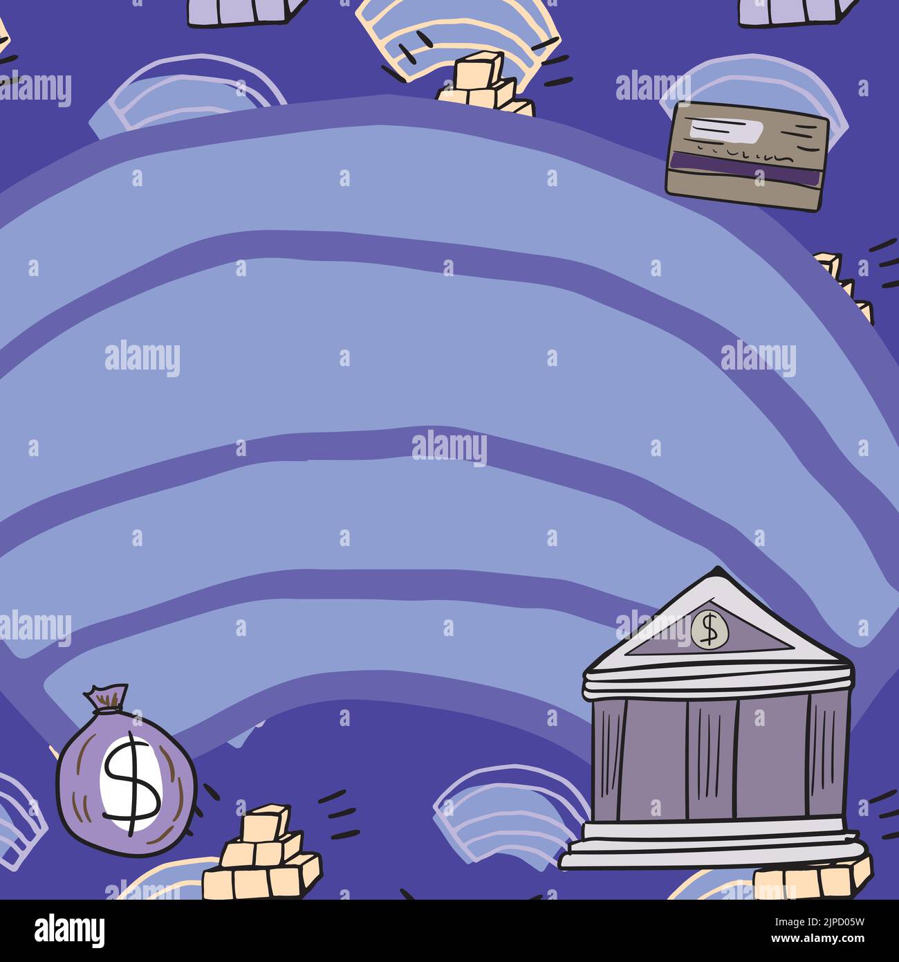 Pack Of Cash And Stacks Of Gold Ingots Laying Next To Bank Entrance ...