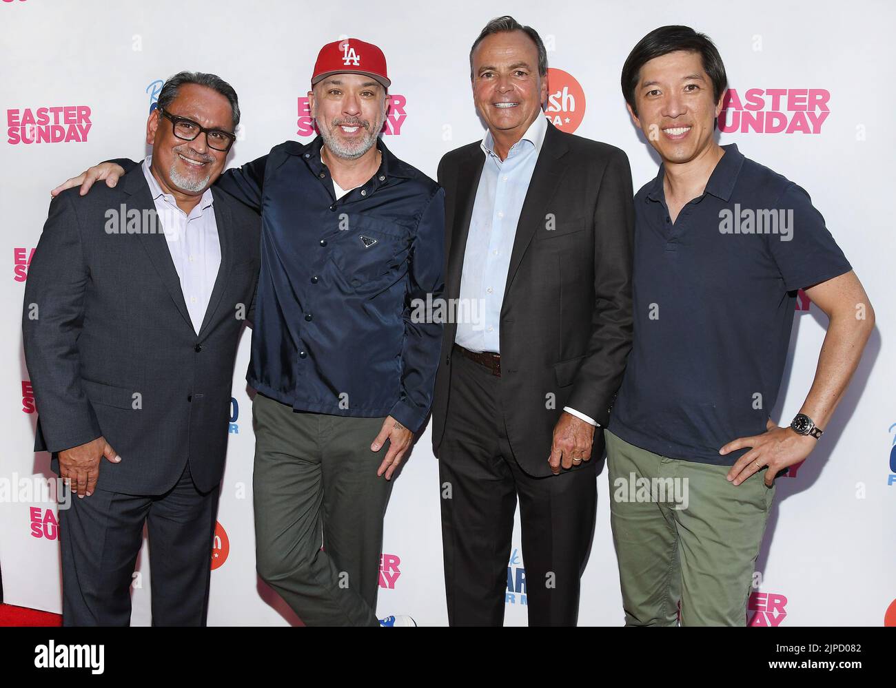 (L-R) Member of the Los Angeles City Council 1st district Gilbert ...