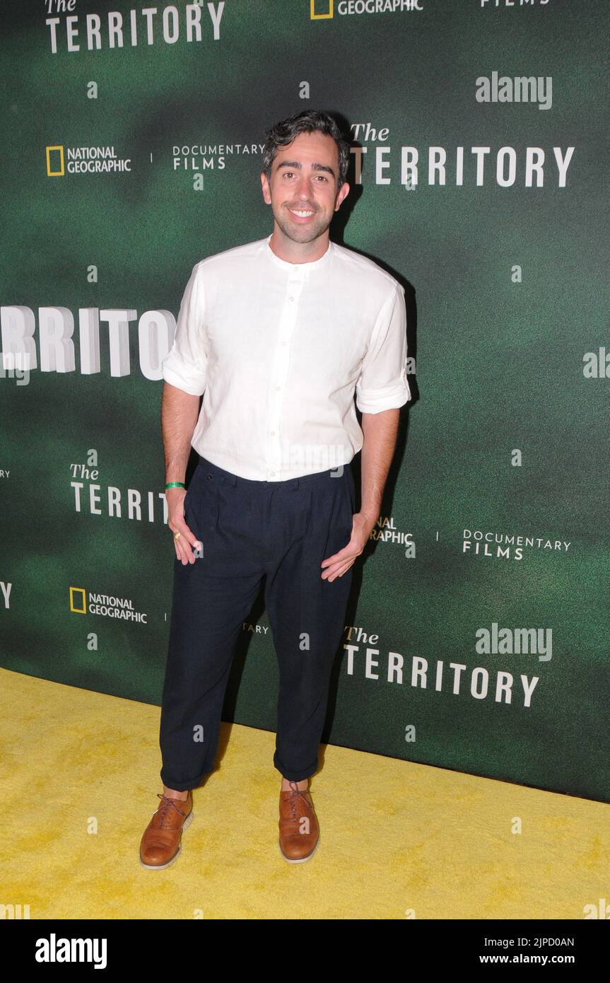 Michael Judson Berry attends the 'The Territory' film premiere at ...