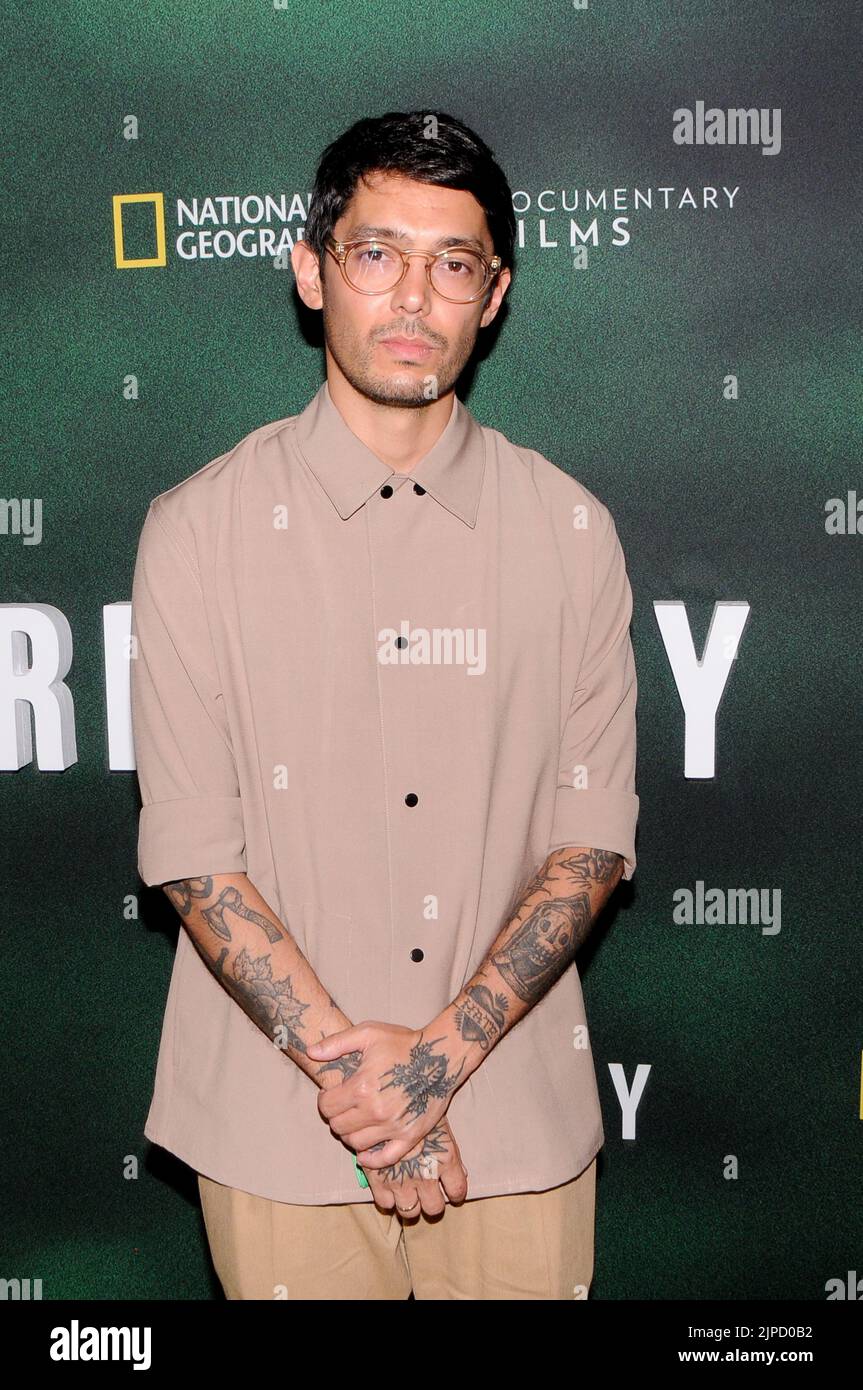 Gabriel Uchida attends the 'The Territory' film premiere at Tavern On ...