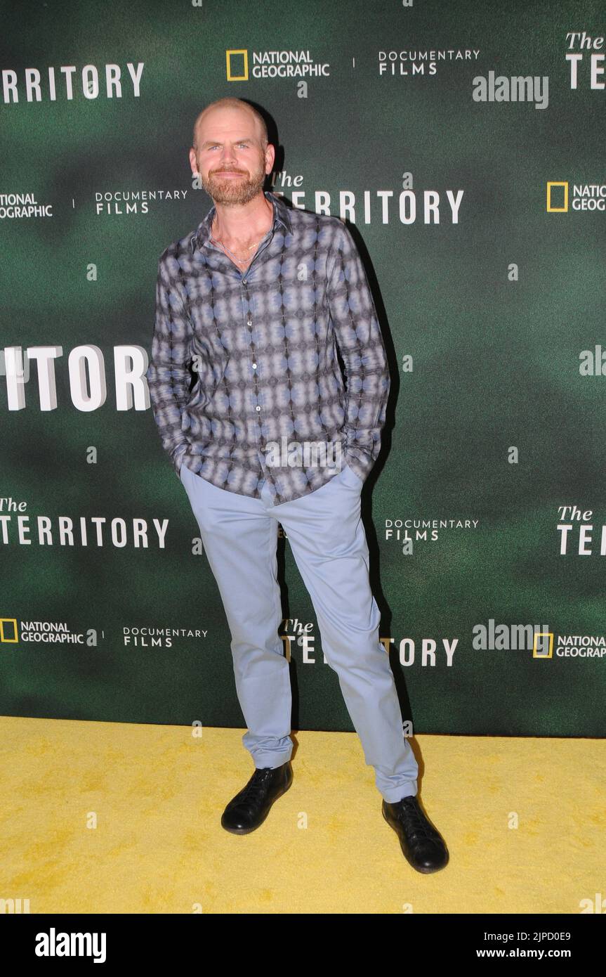 Michael Maize attends the 'The Territory' film premiere at Tavern On ...