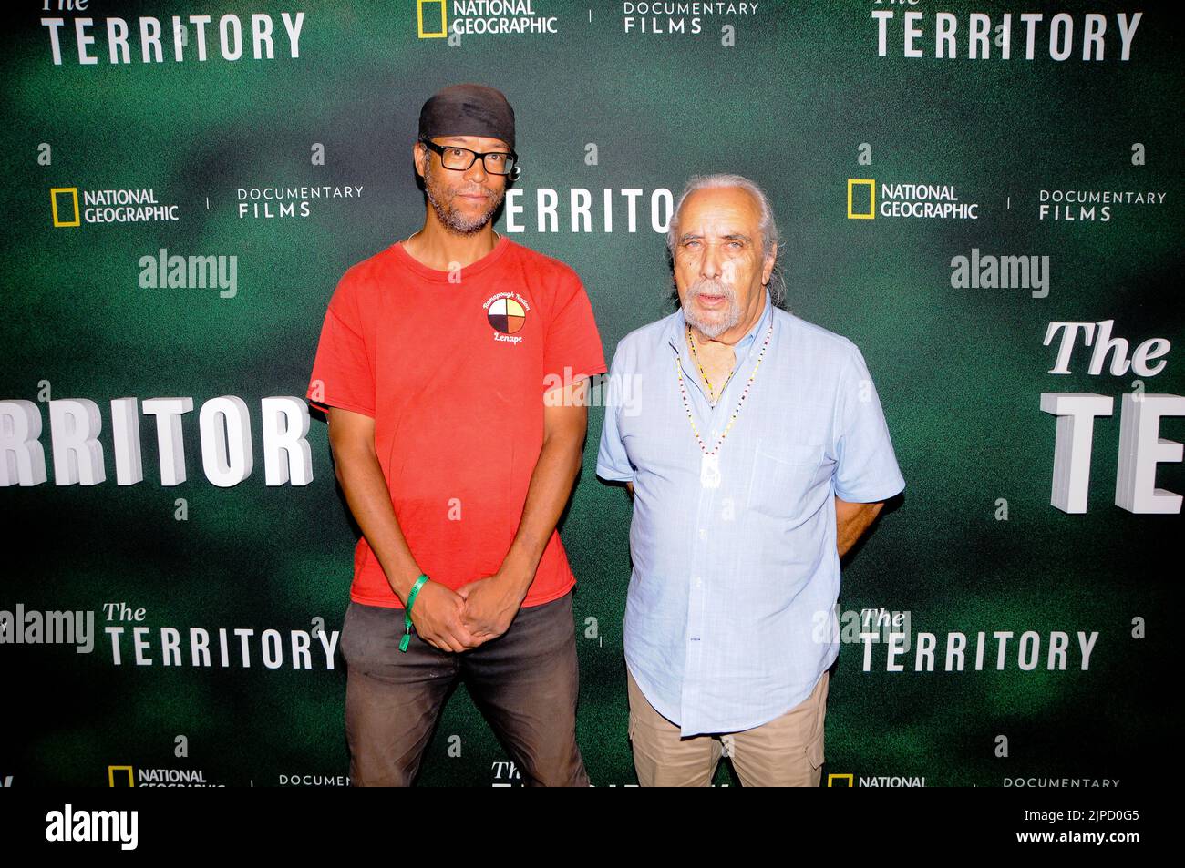 Owl and Chief Dwaine Perry attends the 'The Territory' film premiere at ...