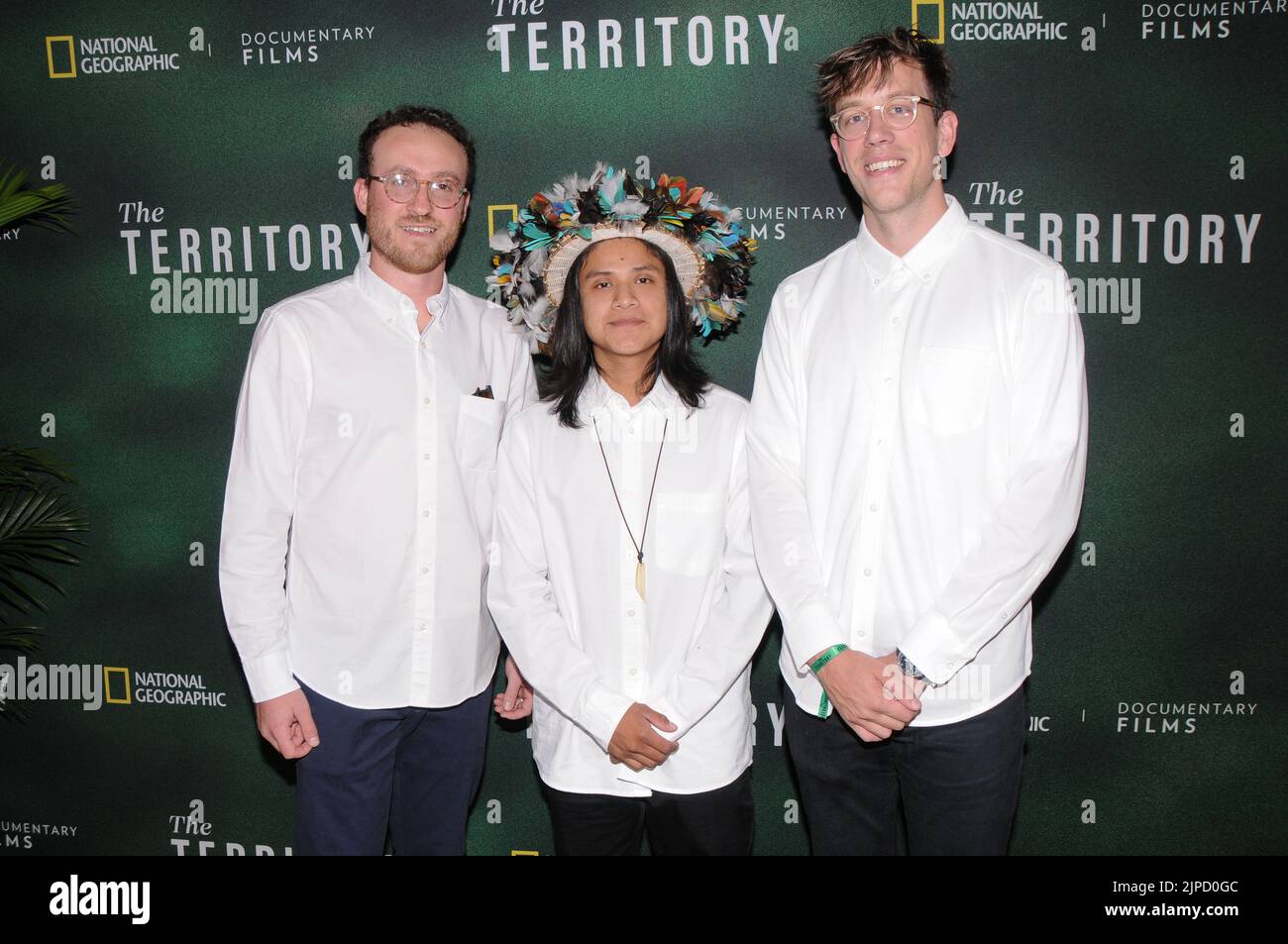 Will N. Miller, Bitate Uru-eu-wau-wau and Alex Pritz attend the 'The ...