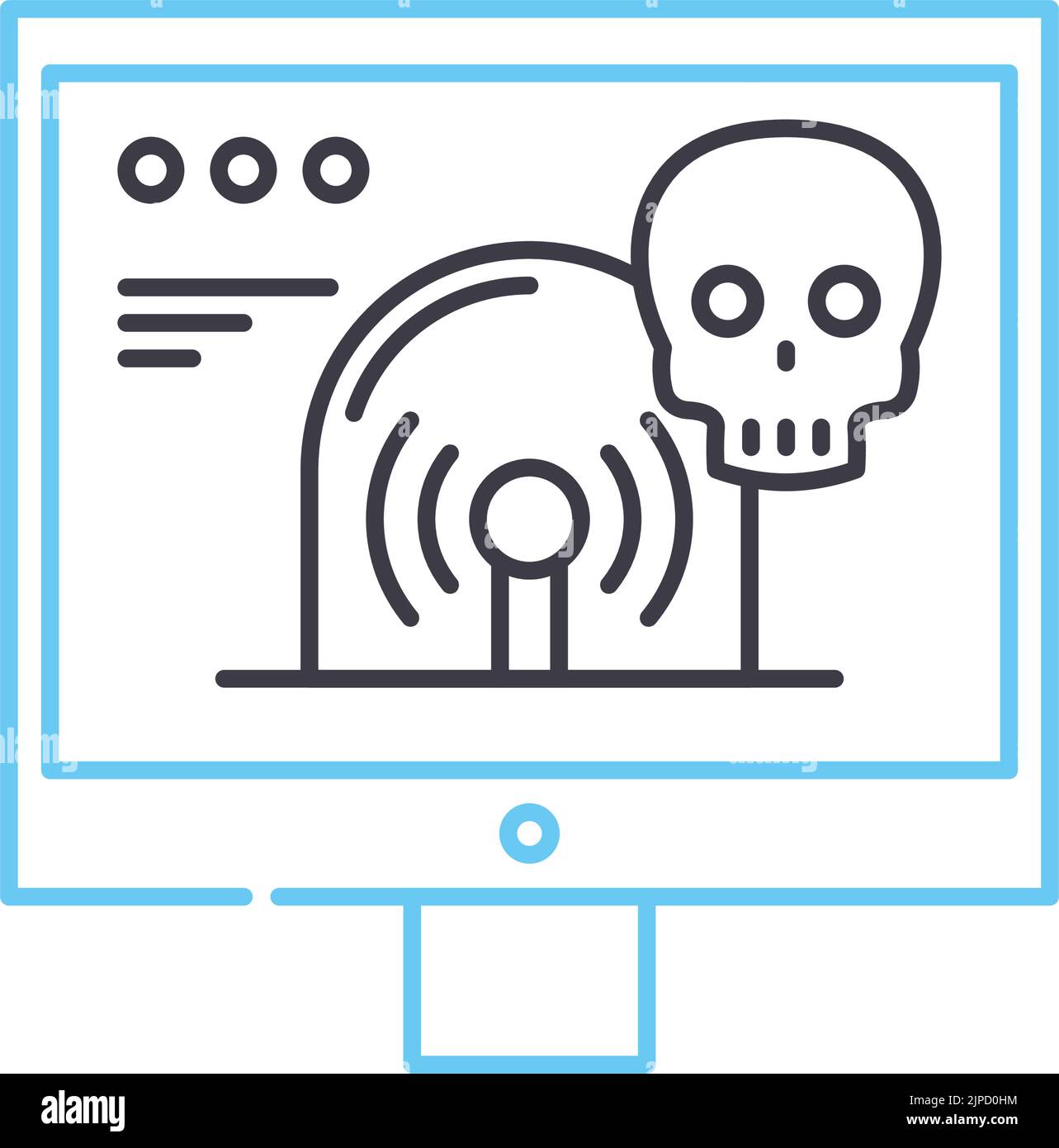 System attack alarm Stock Vector Images - Alamy